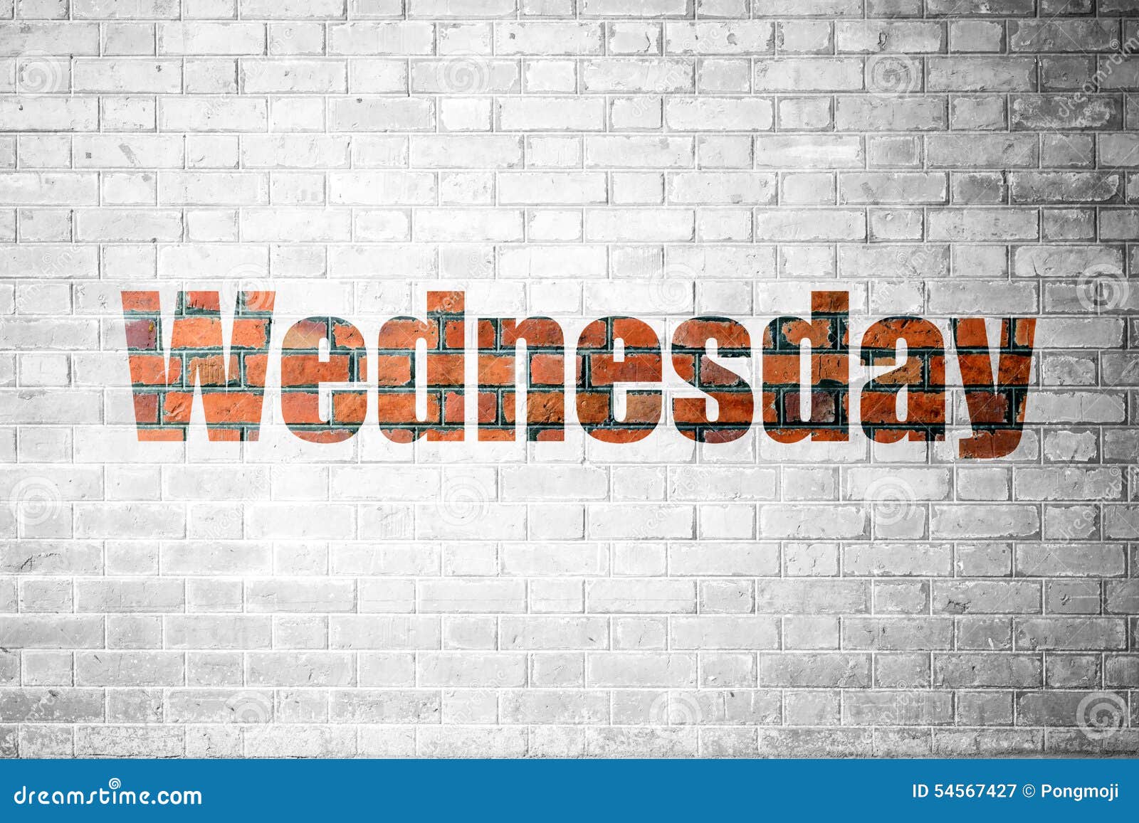 Word Wednesday Animation On Black Background Approaches And Moves Away ...