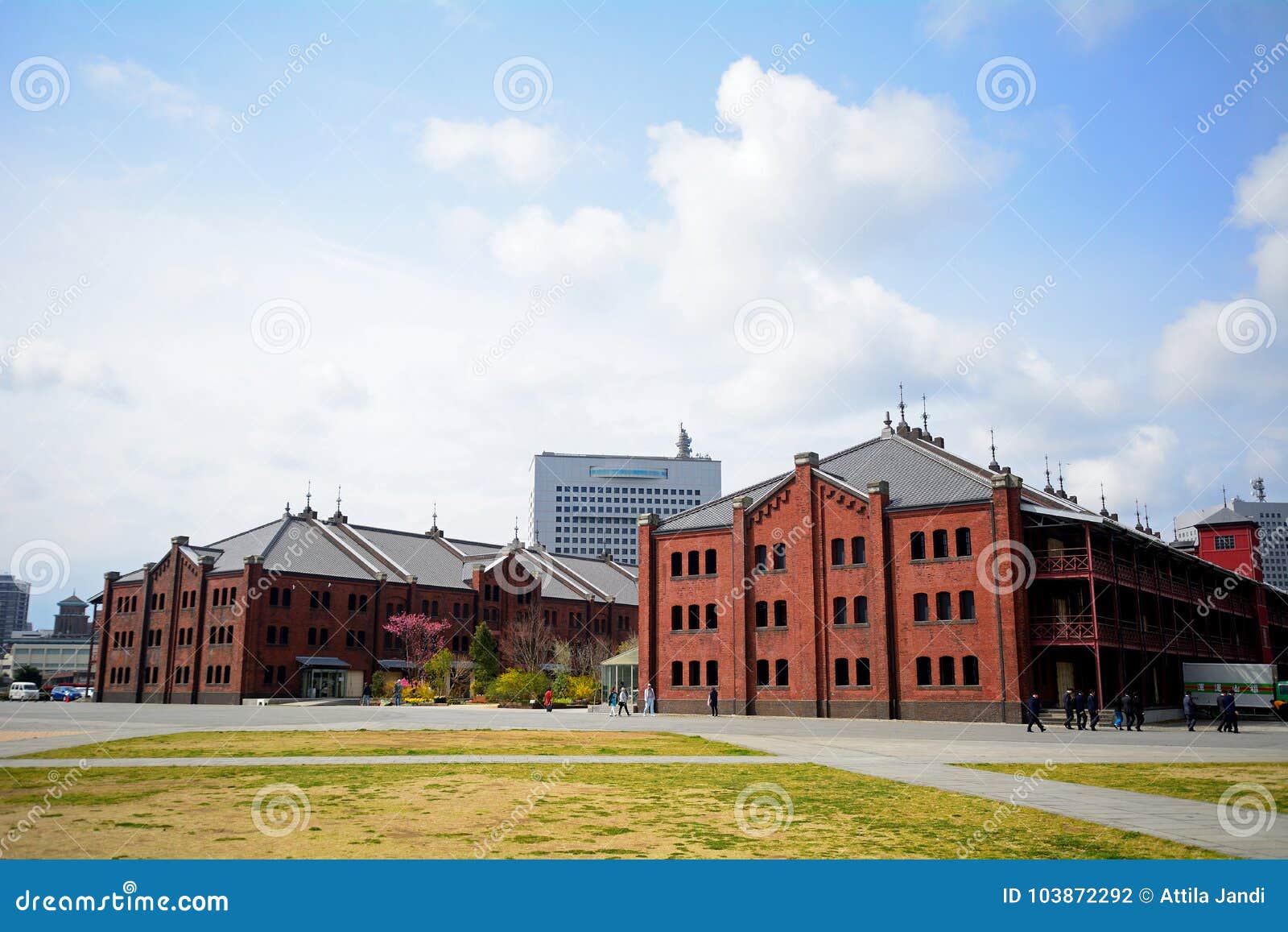 The Red-Brick Warehouse, Yokohama, Japan Editorial Photography - Image ...