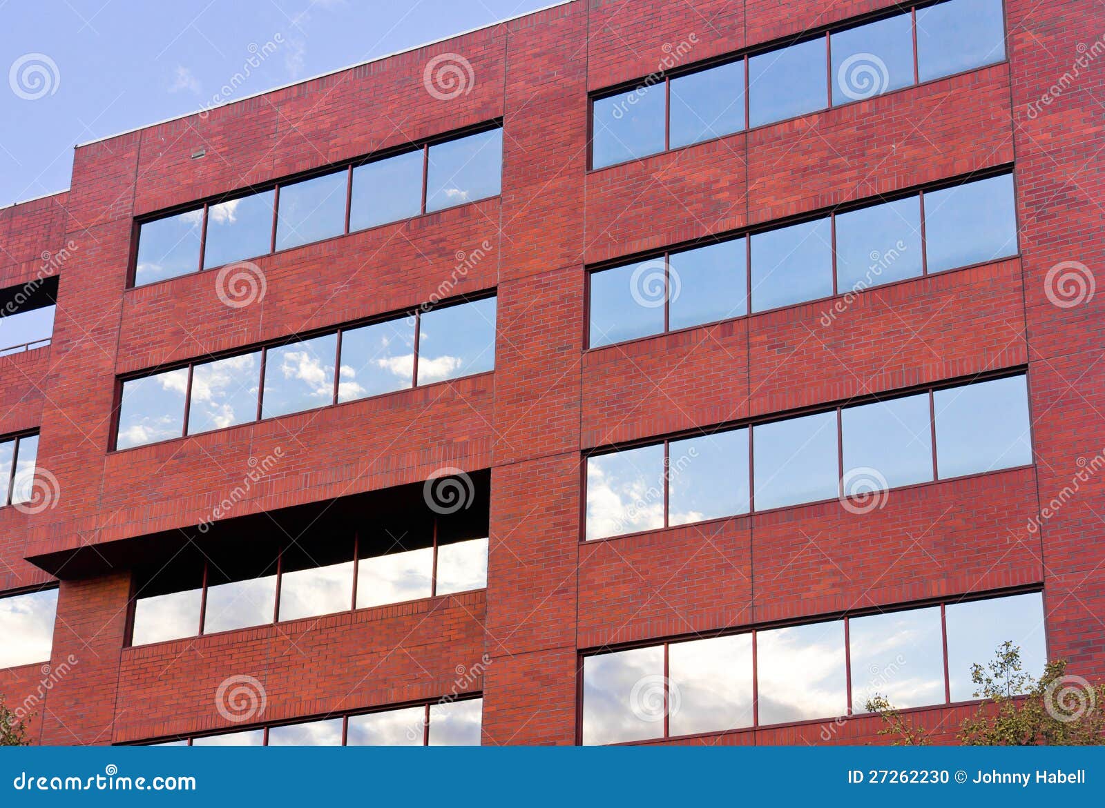Red Brick and Windows stock photo. Image of business - 27262230