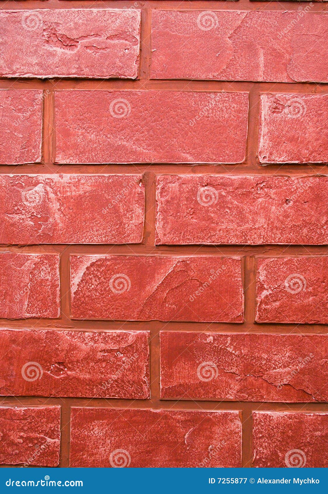 Red Bricked Wall stock image. Image of brickwork, tile - 7255877