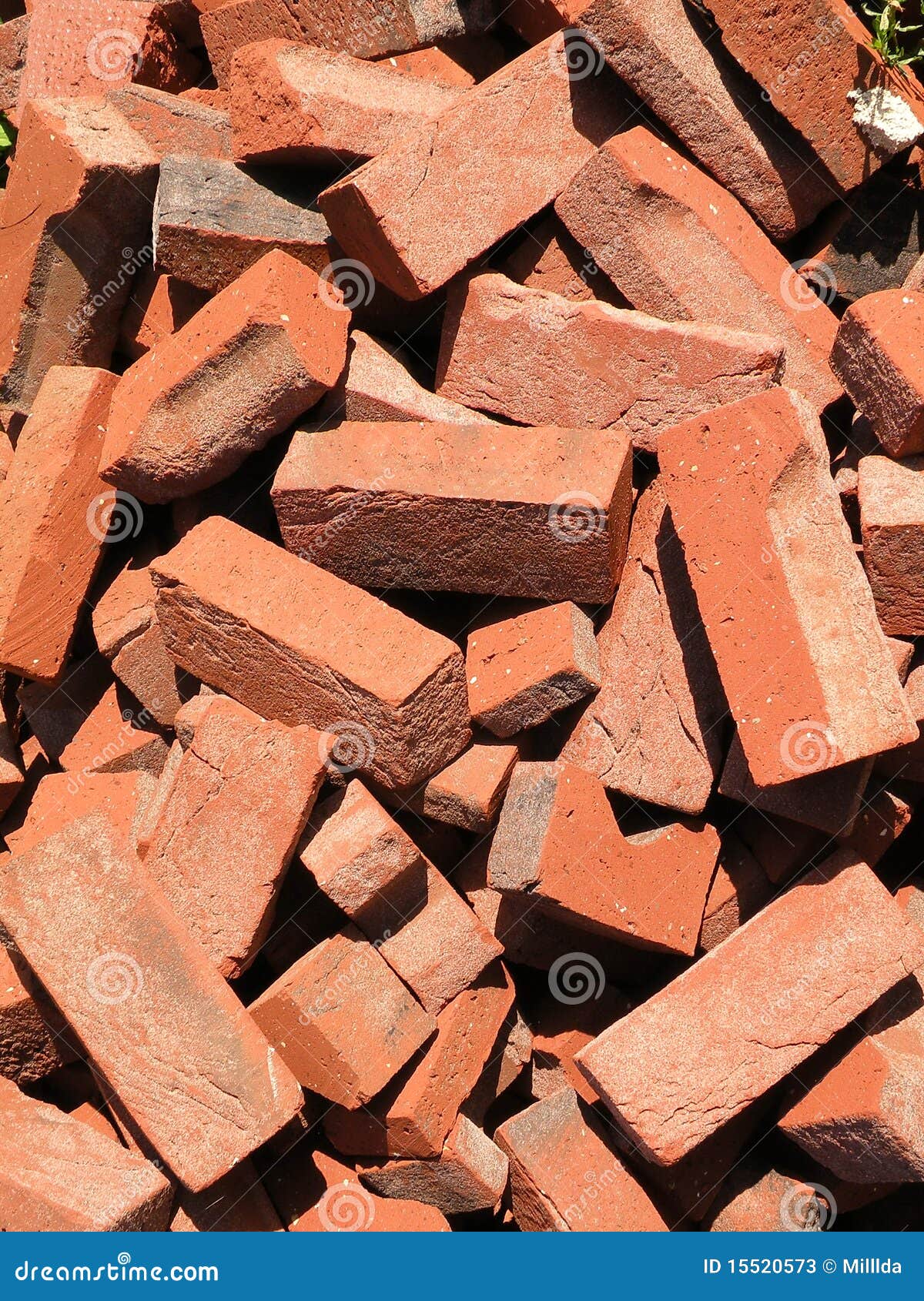 Red bricks stock image. Image of outdoor, pile, group - 15520573