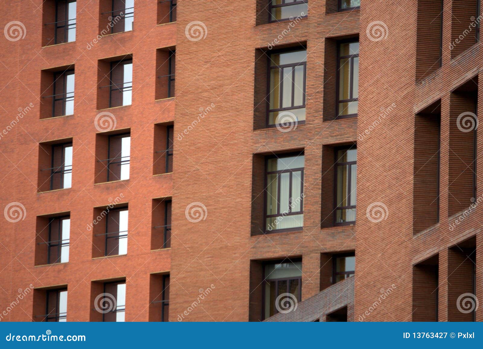 Red bricks building stock image. Image of craftsmanship - 13763427