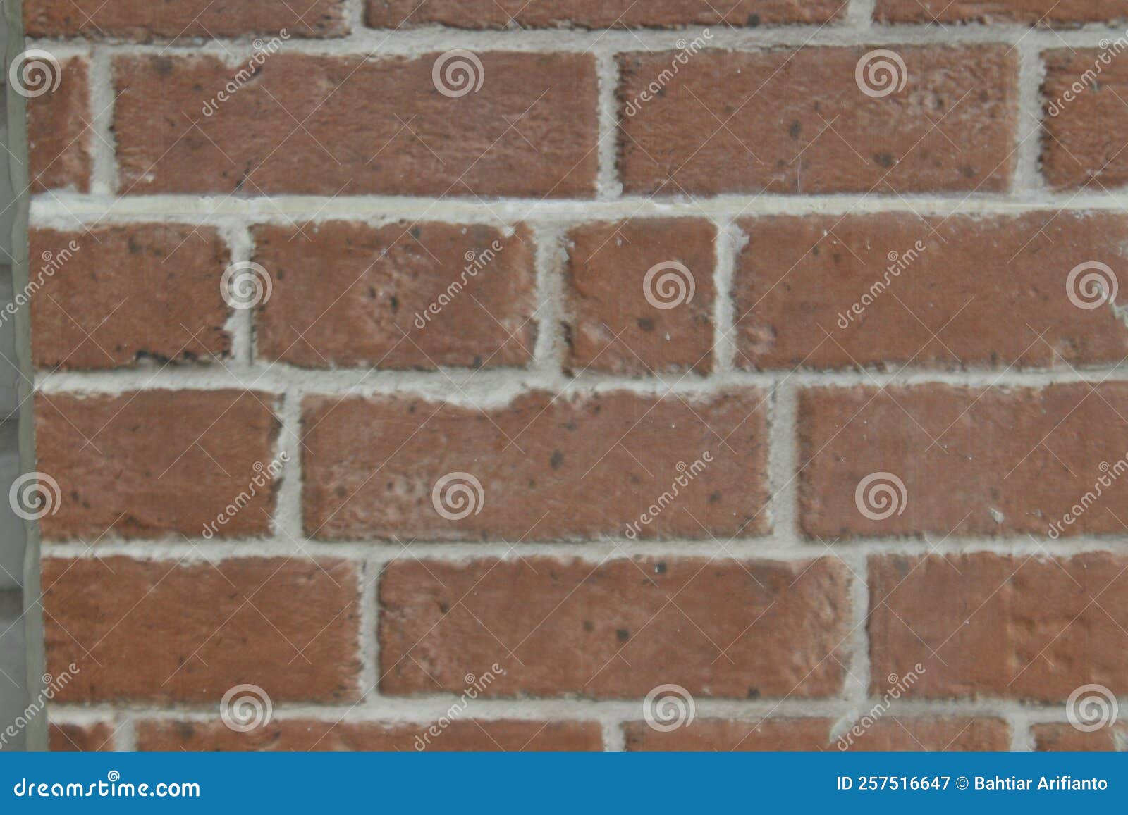 The Red Bricks Ceramic Motif is Very Nice Stock Image - Image of ...
