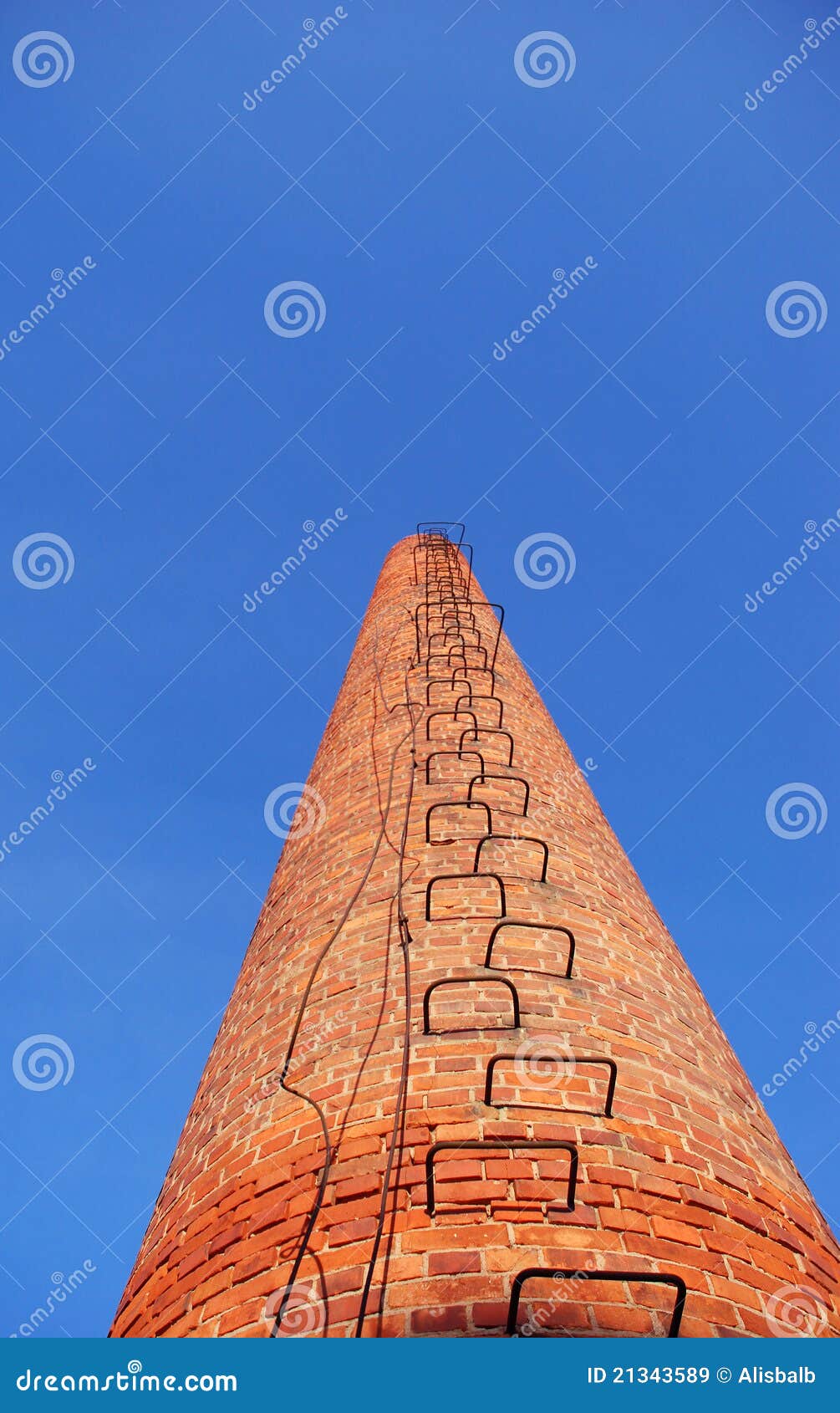 Red bricks chimney stock image. Image of brick, texture - 21343589