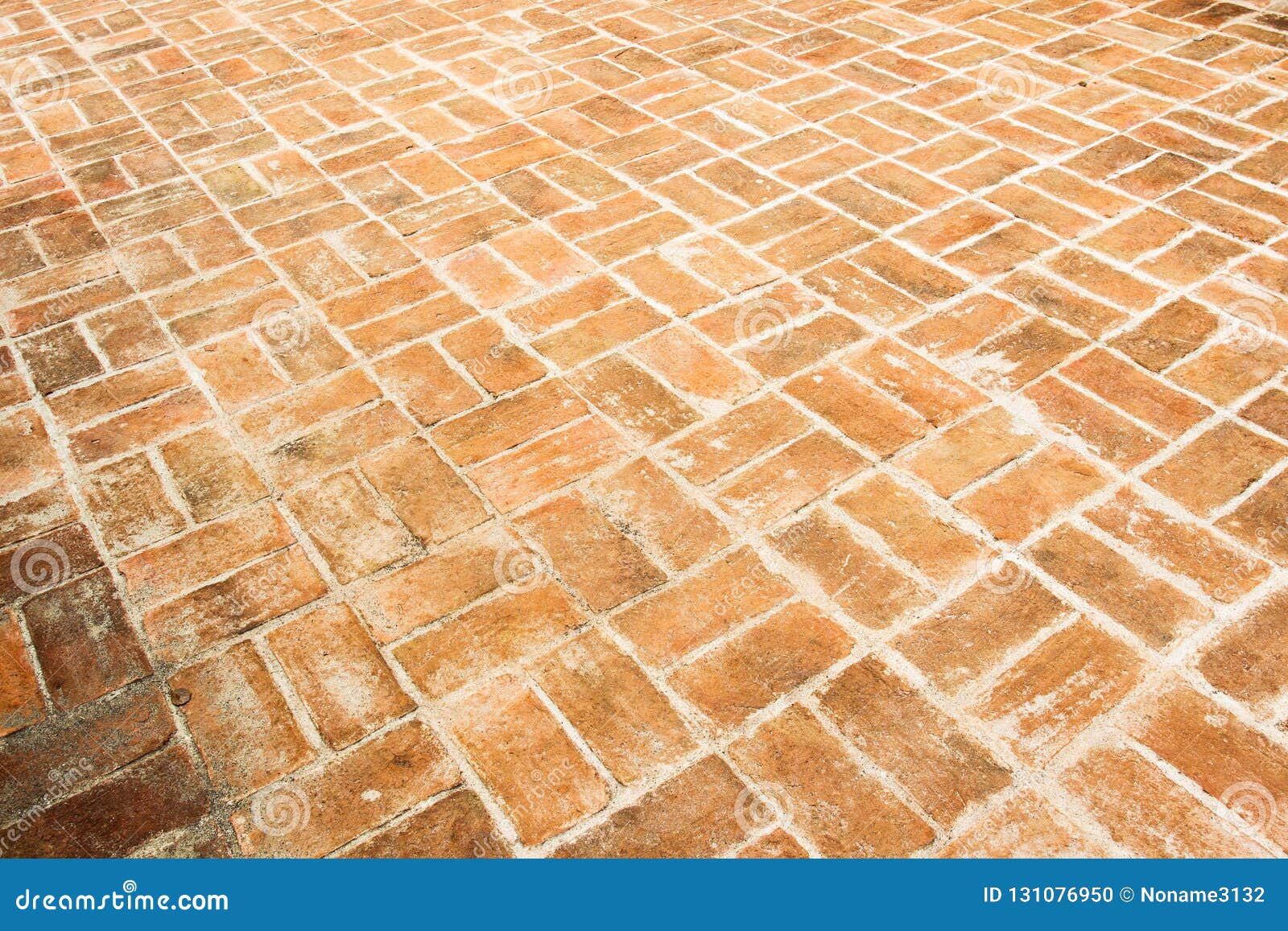 Red Bricks Floor Background Close Up Stock Photo - Image of outdoor ...