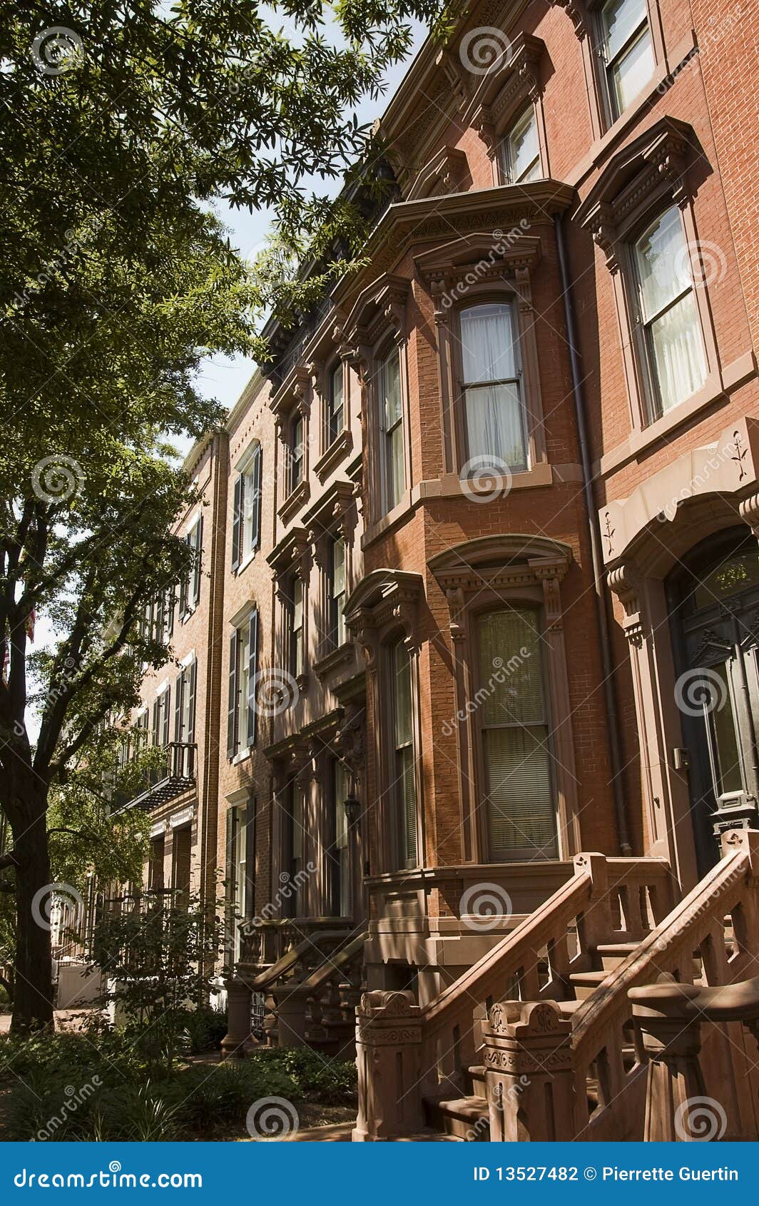 Red bricks houses stock photo. Image of historic, elegance - 13527482