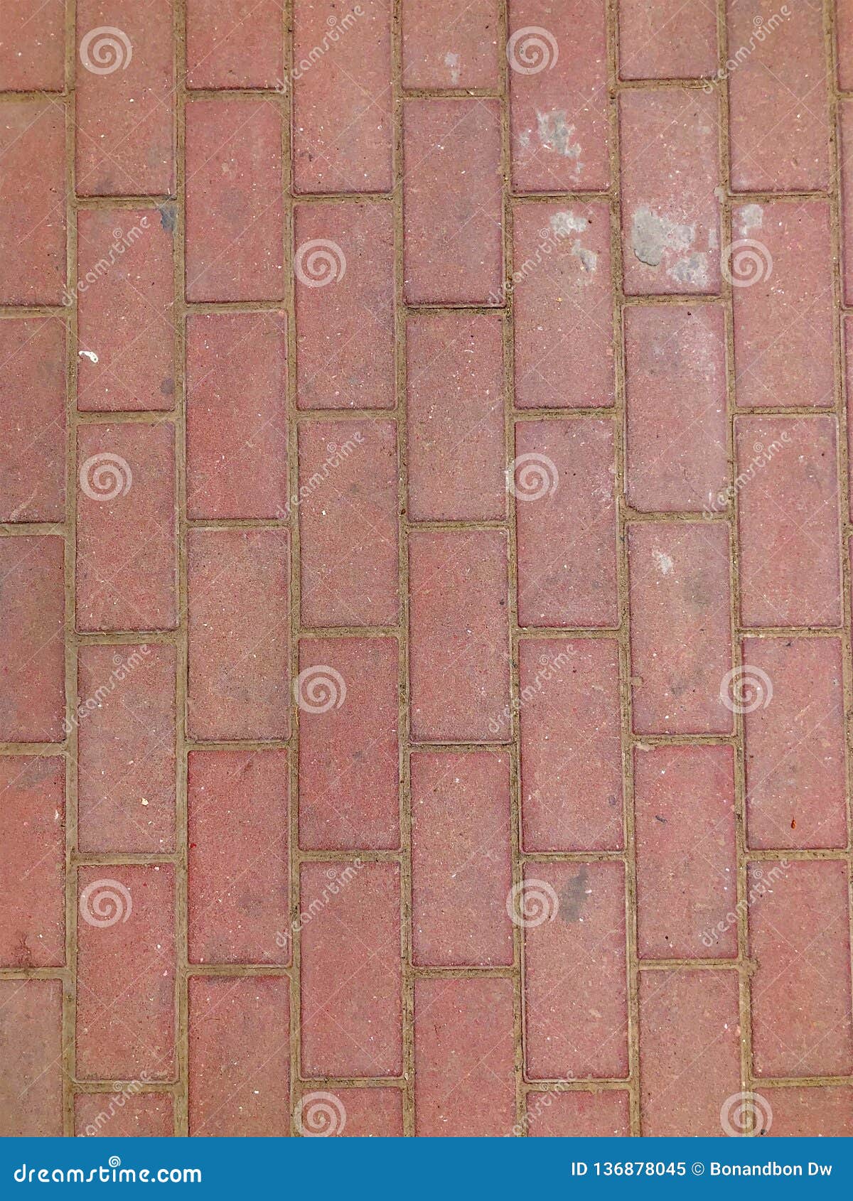 Red Bricks Paving Stones for Side Walk Texture Background Stock Image ...