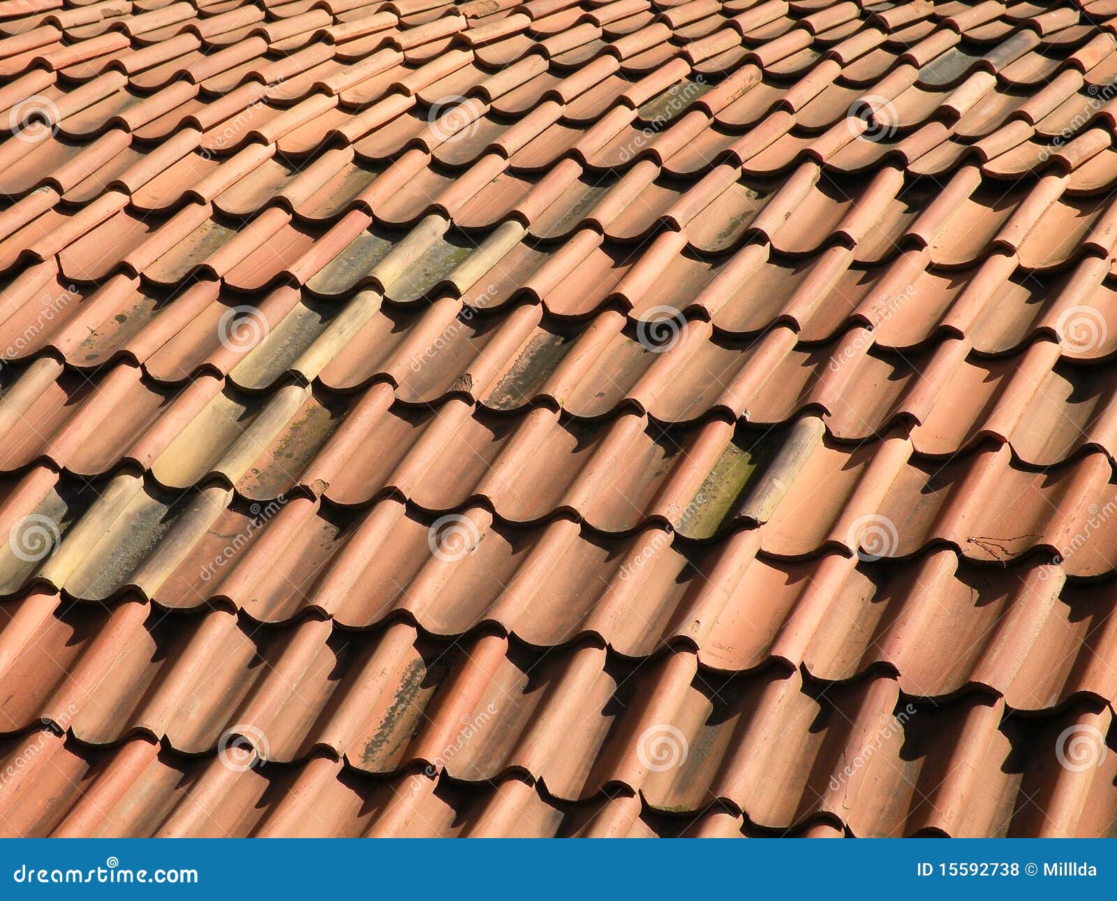 Red bricks roof stock photo. Image of abstract, roof - 15592738