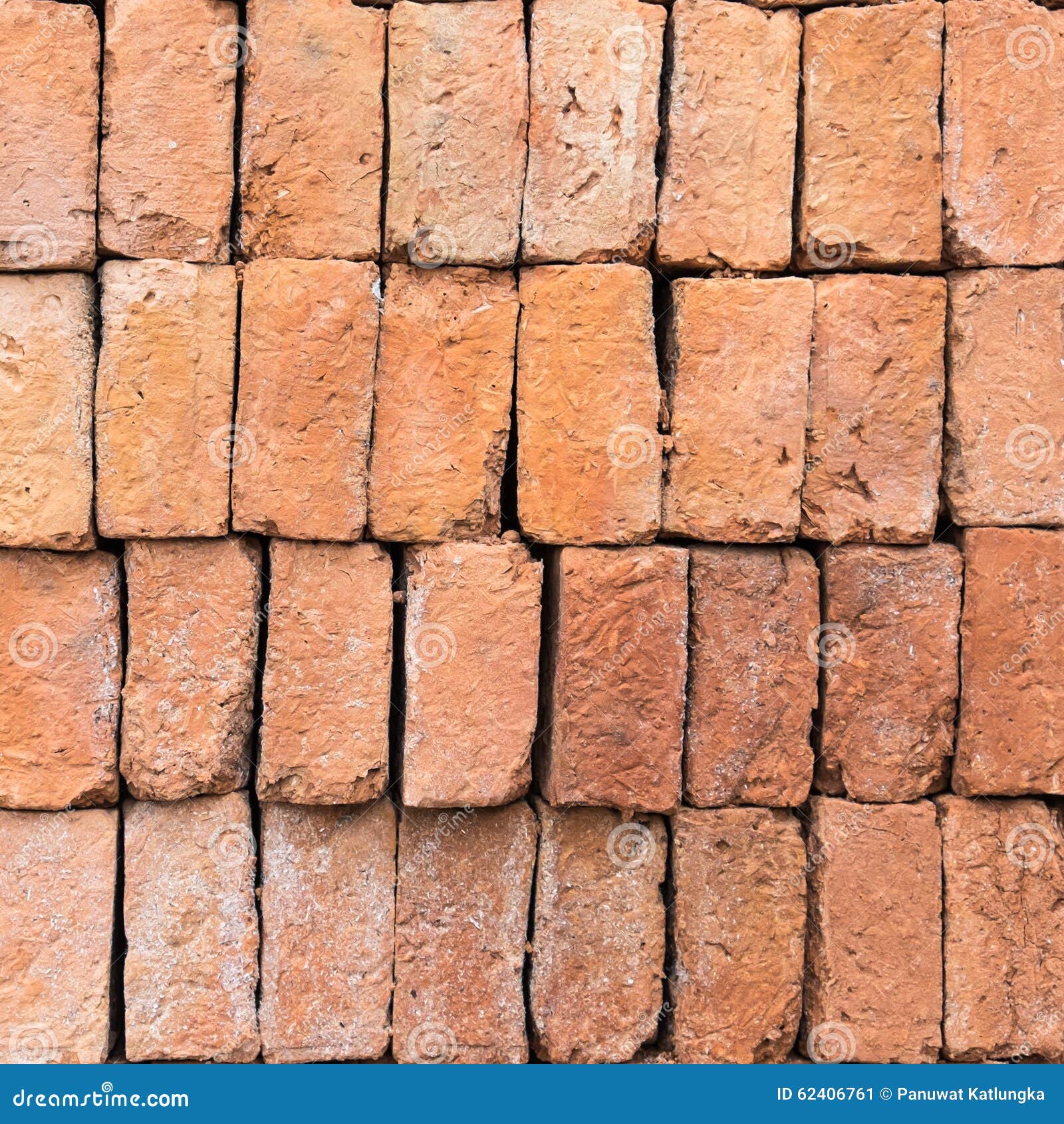 Red bricks stacked stock image. Image of abstract, construction - 62406761