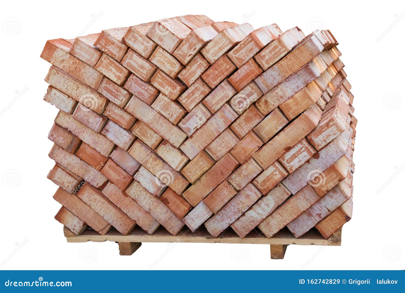 Brown Bricks Stacked Together To Build a House Stock Image - Image of ...