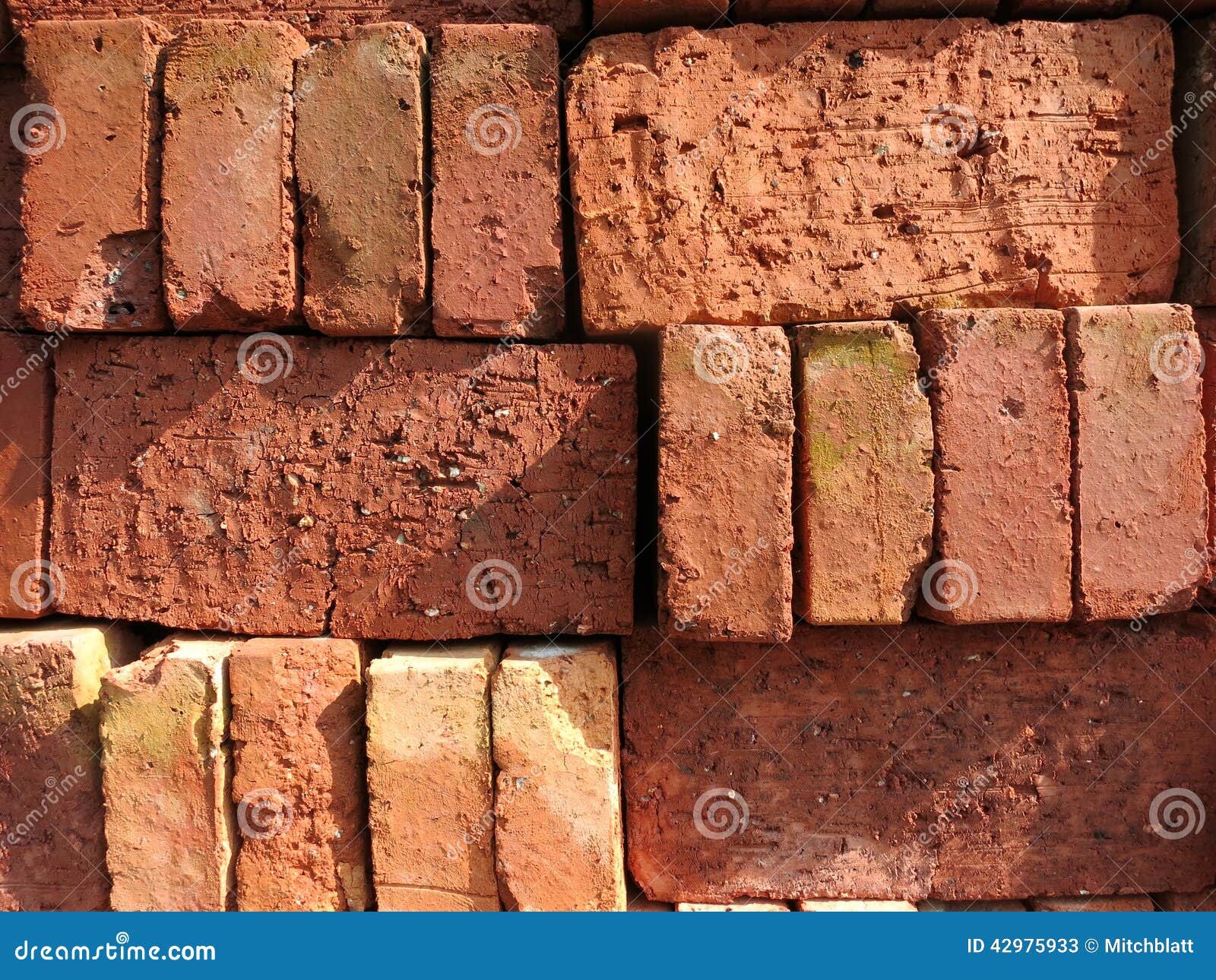 Red Bricks stock image. Image of afternoon, backdrop - 42975933
