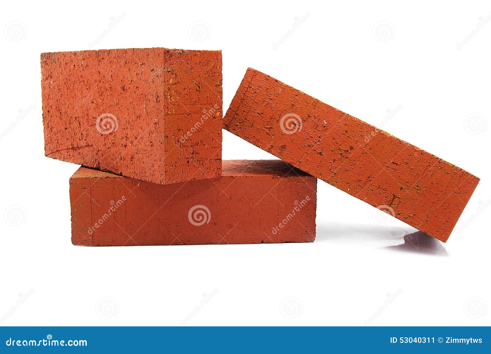 Red bricks stock image. Image of stack, white, heavy - 53040311
