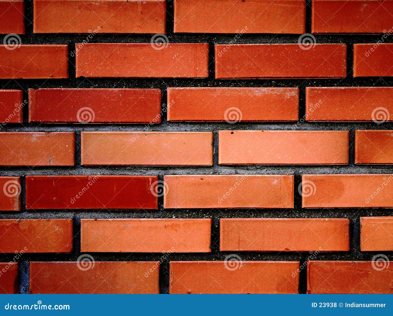 Red bricks wall III stock photo. Image of bricks, details - 23938