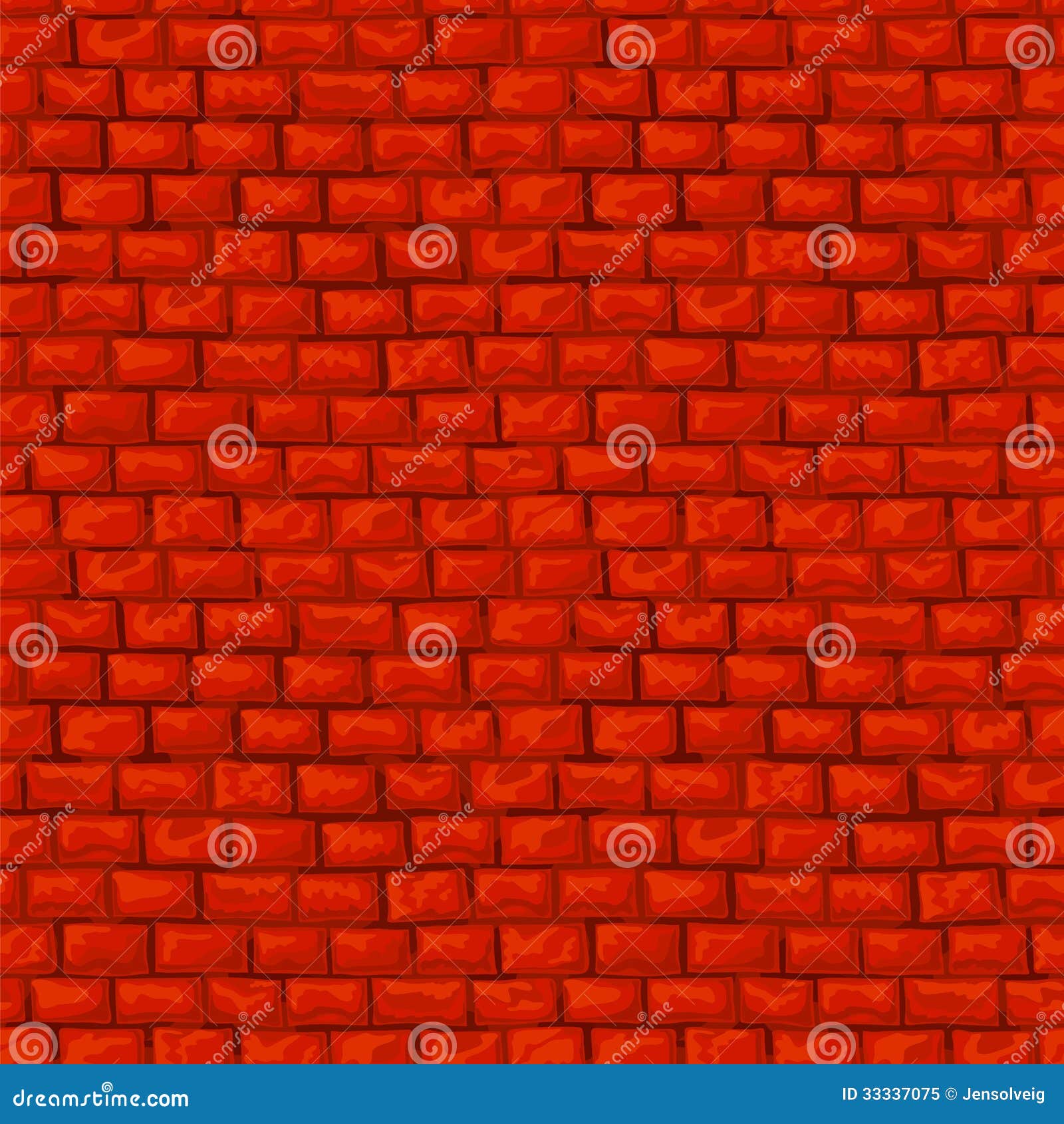 Red Brickwork Vector Seamless Pattern Stock Vector - Illustration of ...