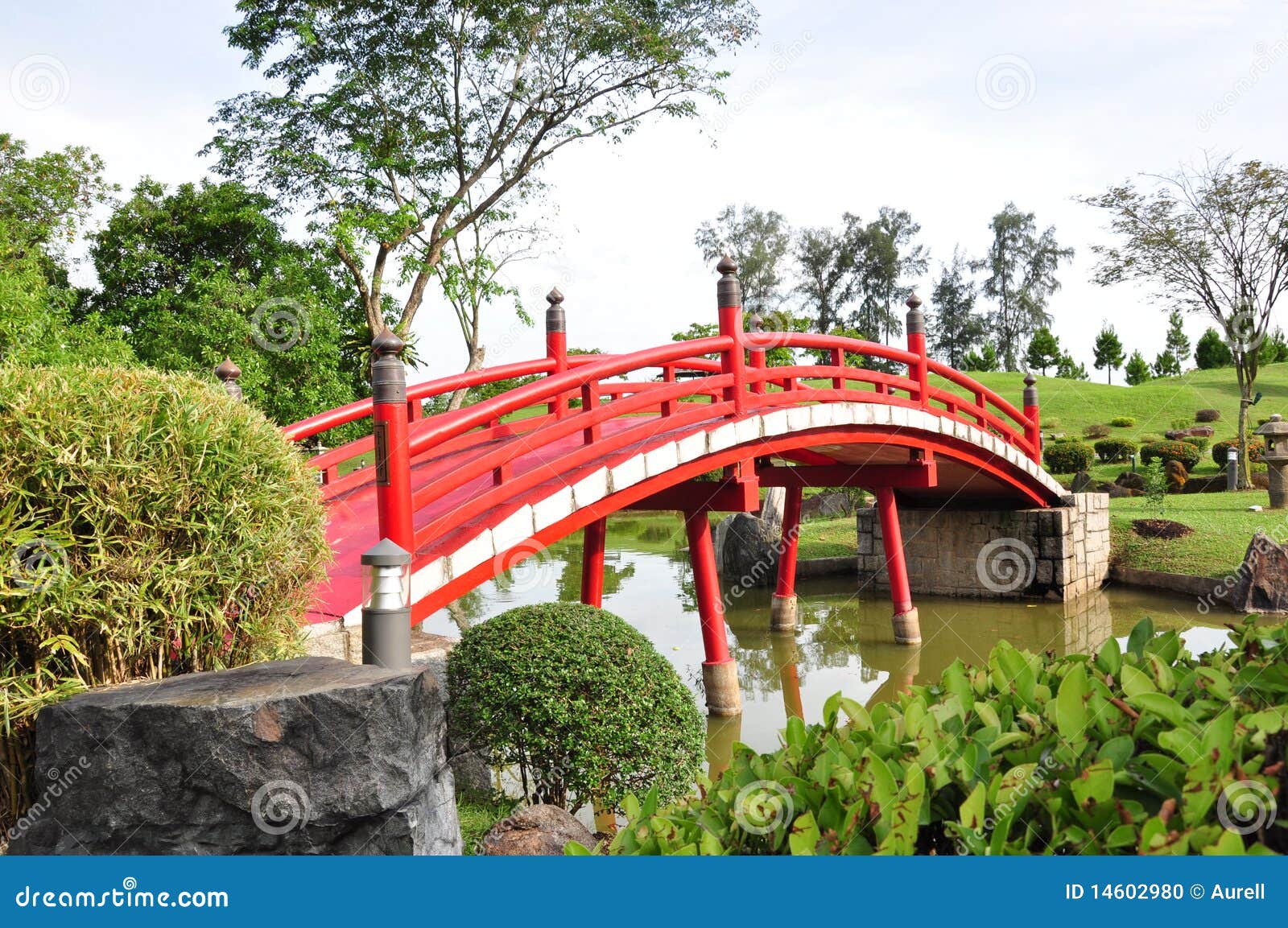 Red bridge stock photo. Image of ancient, stylish, style - 14602980