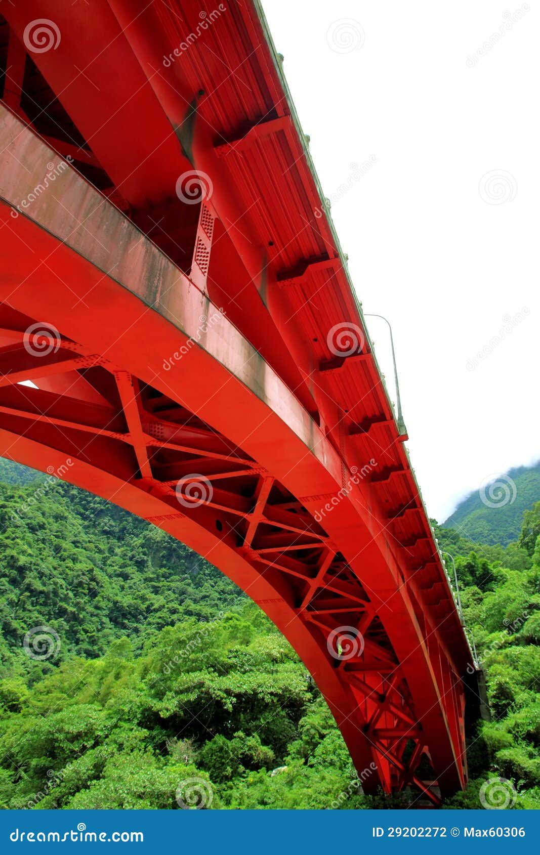 Red bridge stock photo. Image of mountain, colors, contrast - 29202272