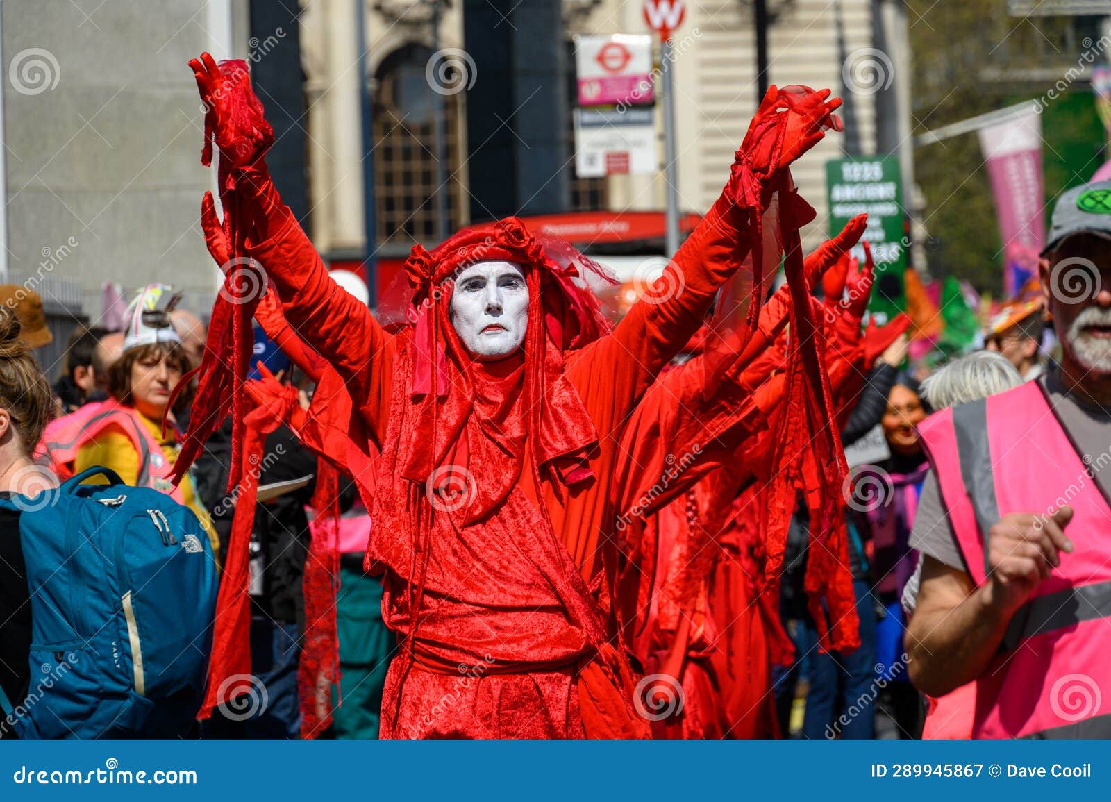 Red Brigade at XR editorial photography. Image of march - 289945867