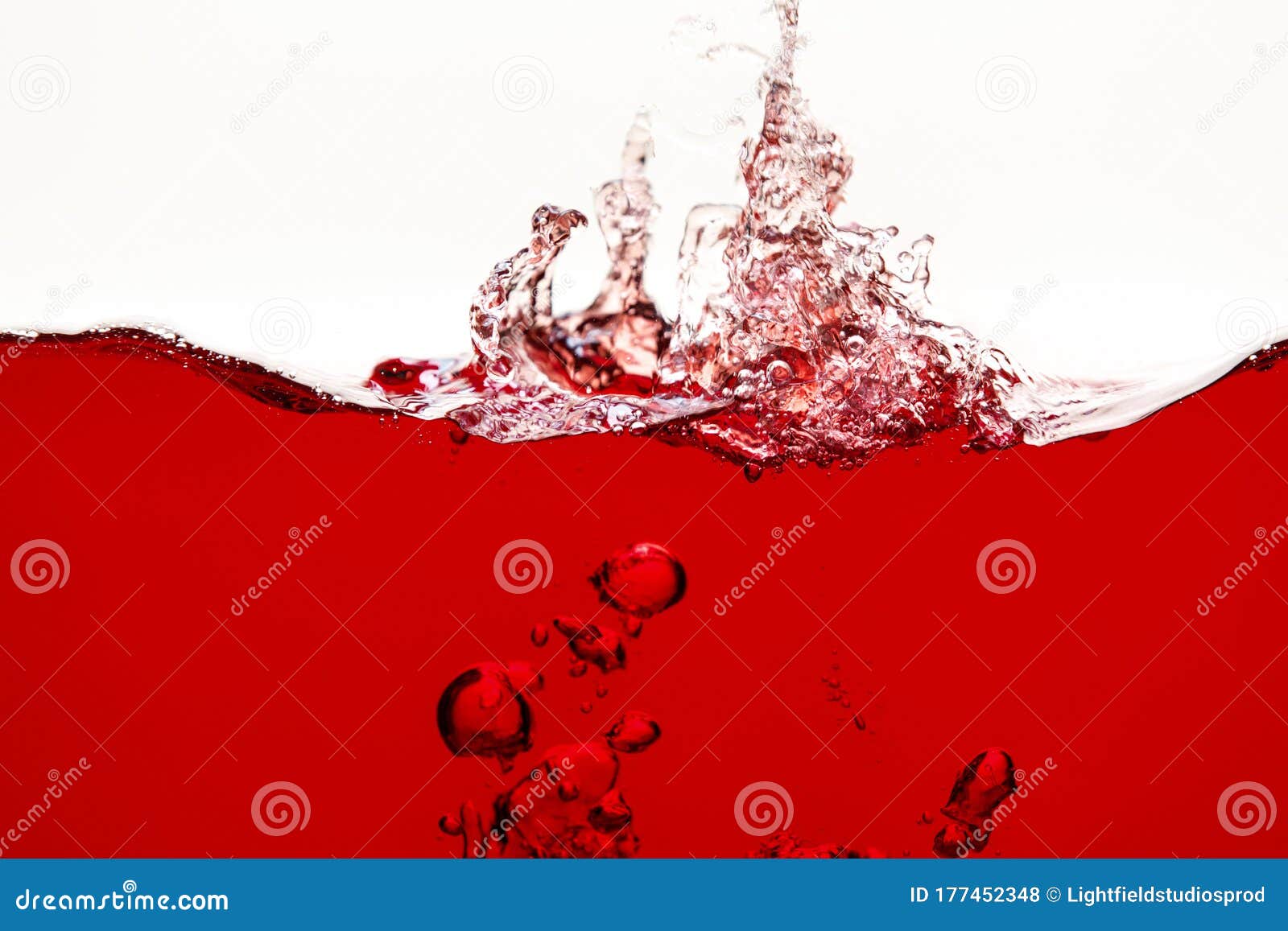 Bright Liquid with Splash and Underwater Stock Photo - Image of water ...
