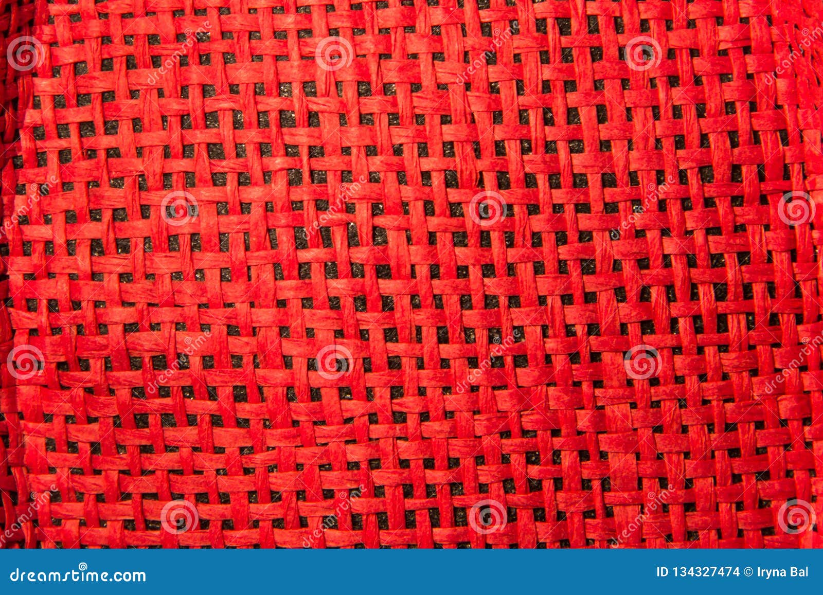 Red bright straw netting stock photo. Image of texture - 134327474