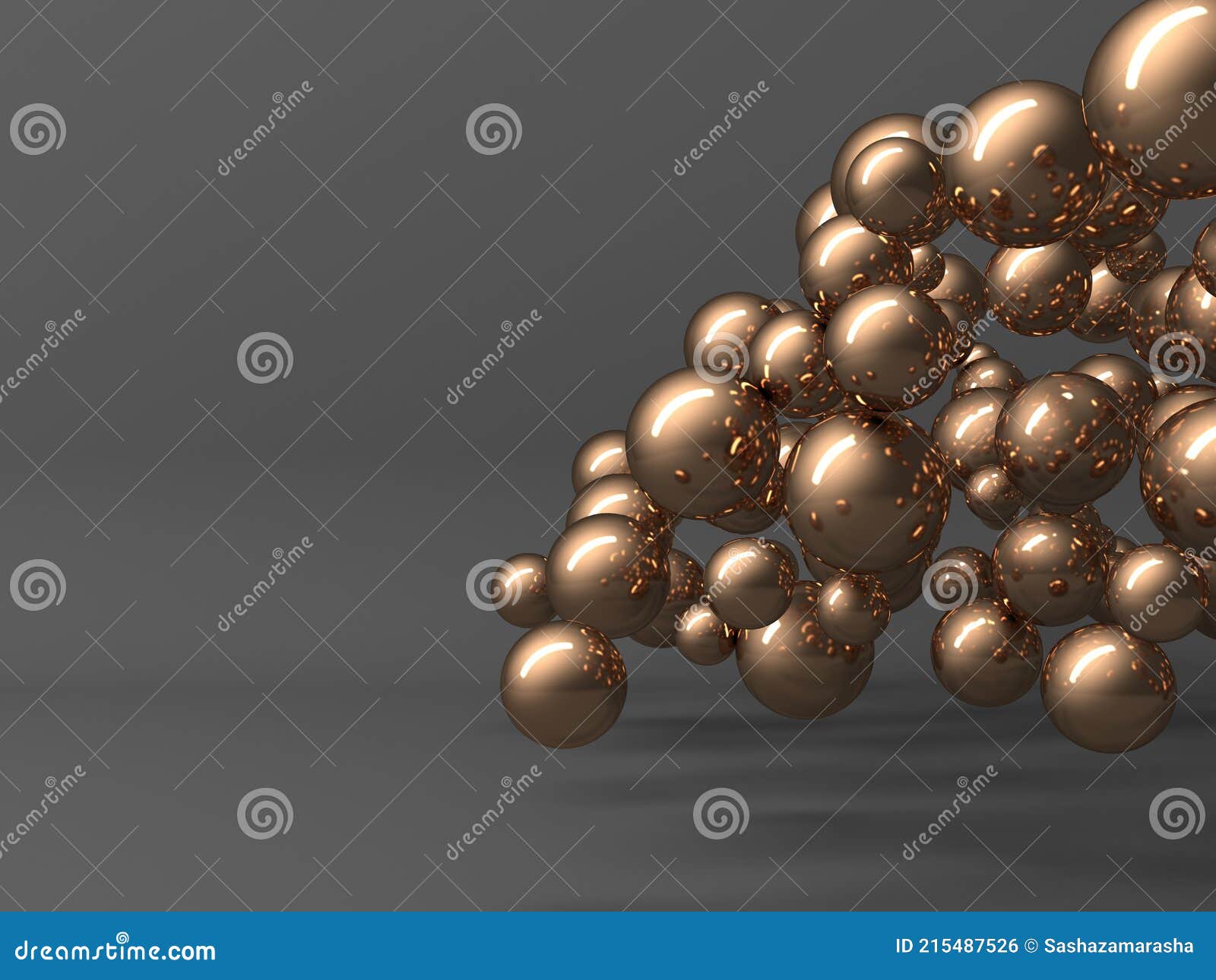Red Bright Shiny Spheres Wallpaper Stock Illustration - Illustration of ...