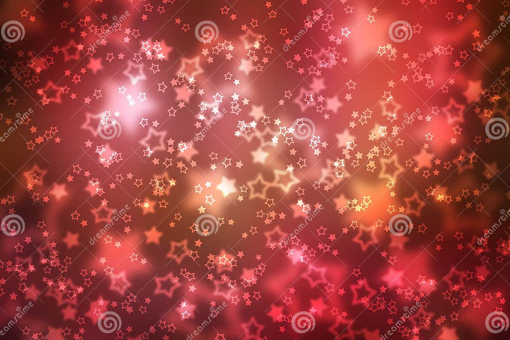 Red Bright Star Highlights Background Stock Illustration - Illustration ...