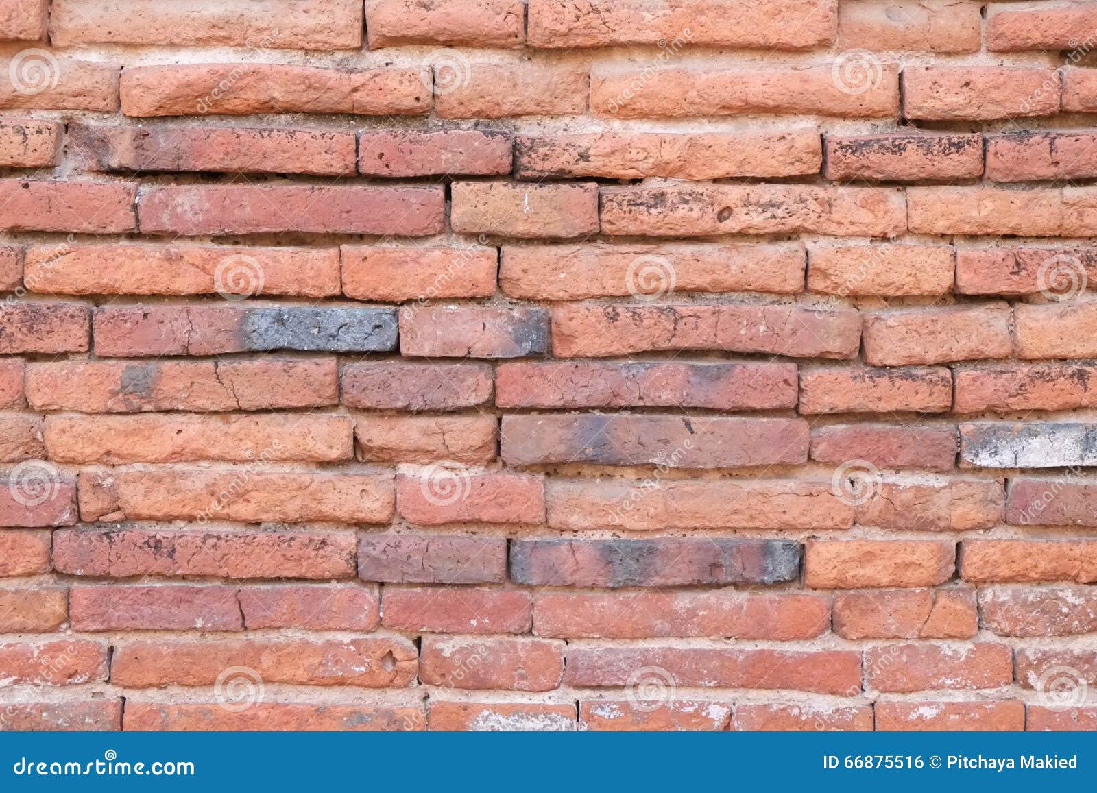 Red briks wall stock photo. Image of briks, abstract - 66875516