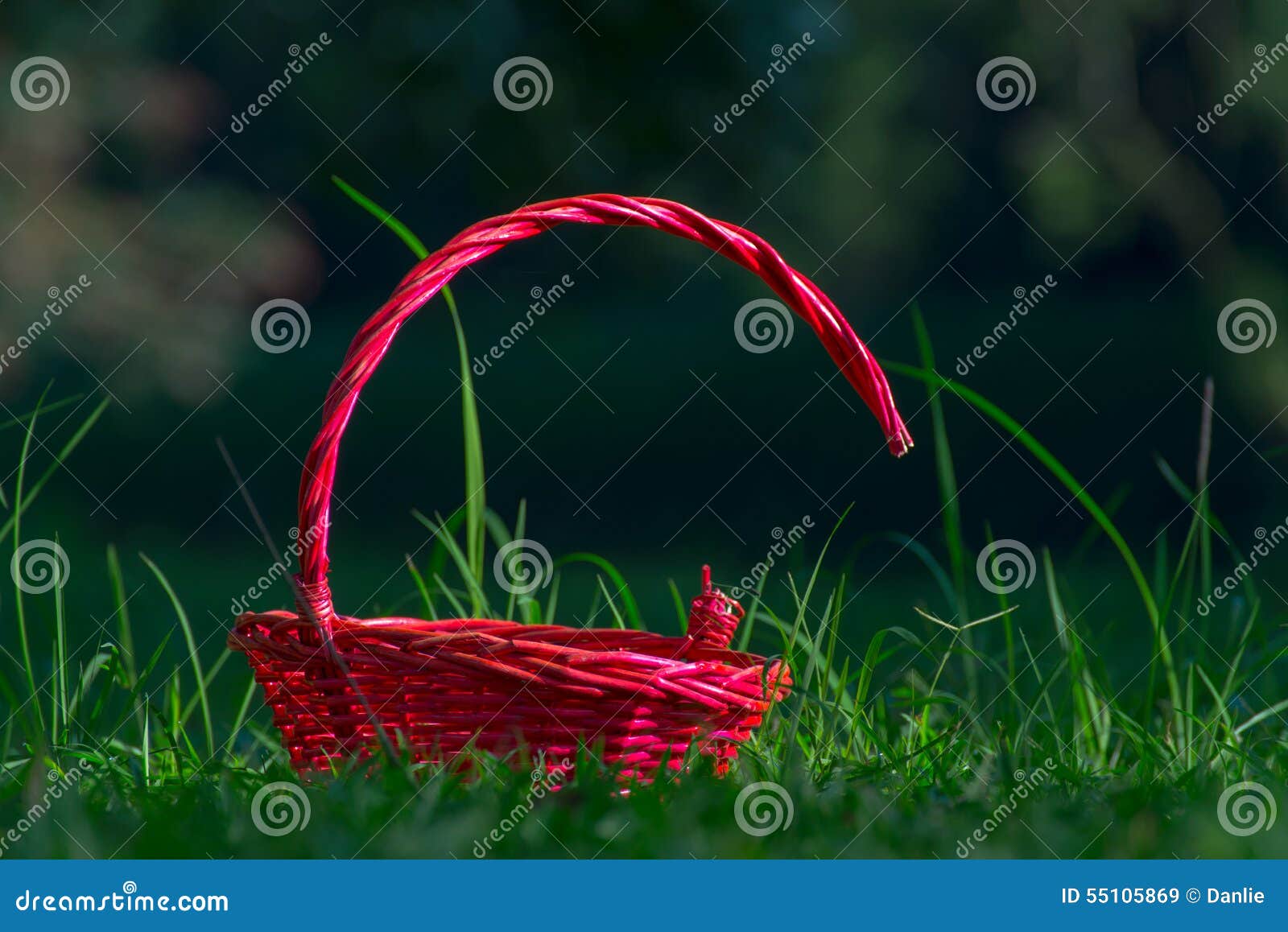 Red Broken Basket stock image. Image of handle, imperfect - 55105869