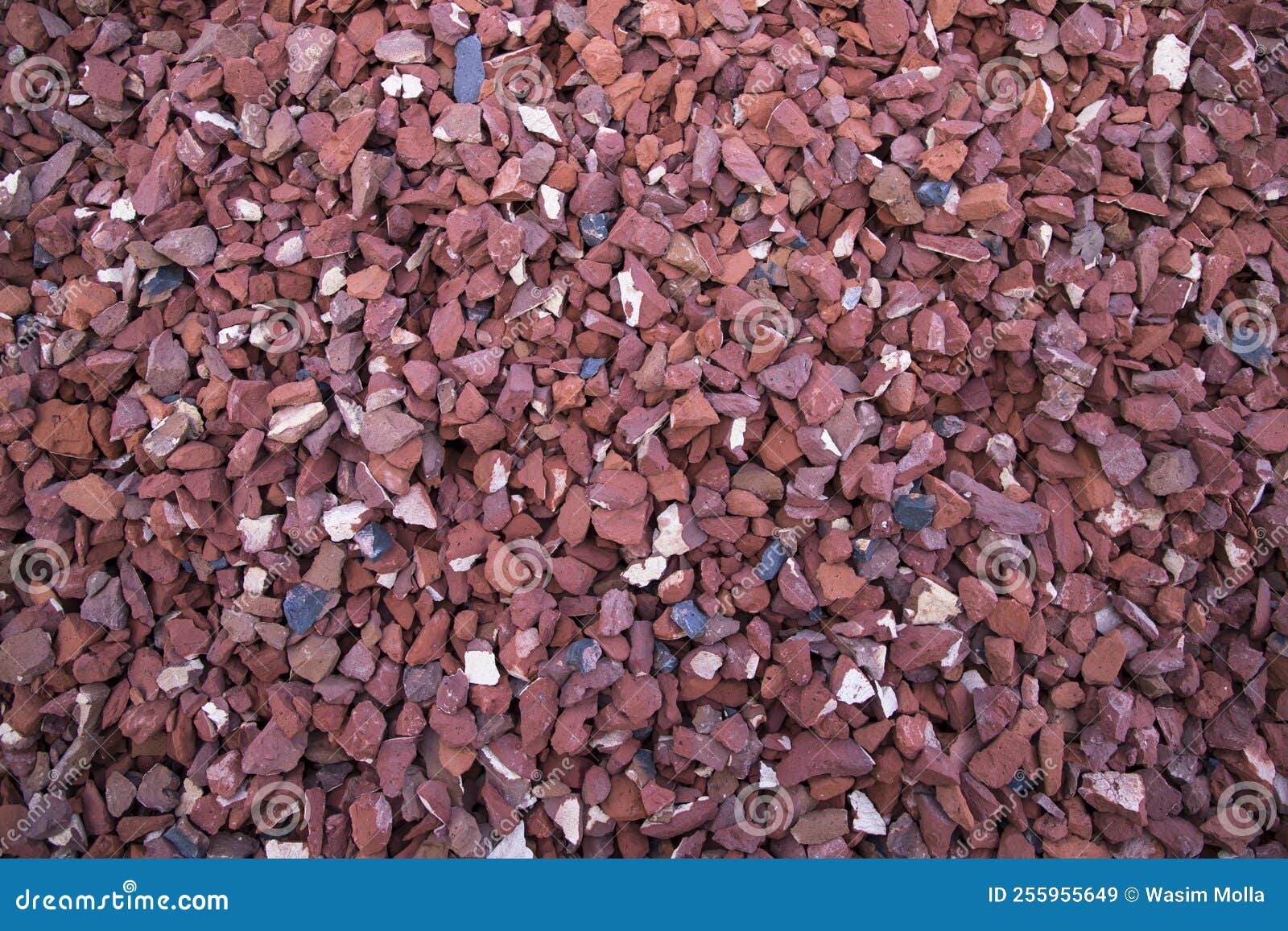 Red Broken Bricks Texture Background Stock Image - Image of surface ...