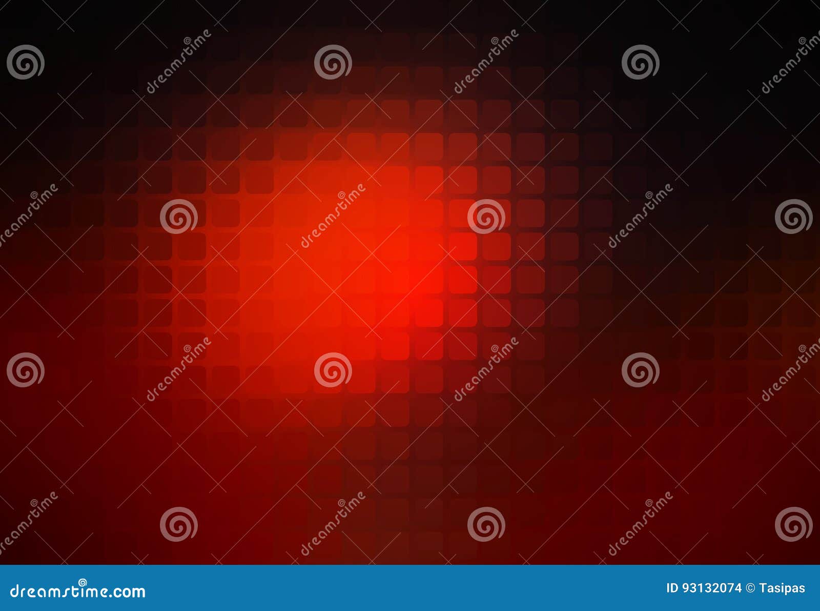 Red Brown Black Abstract Rounded Mosaic Background Stock Vector ...