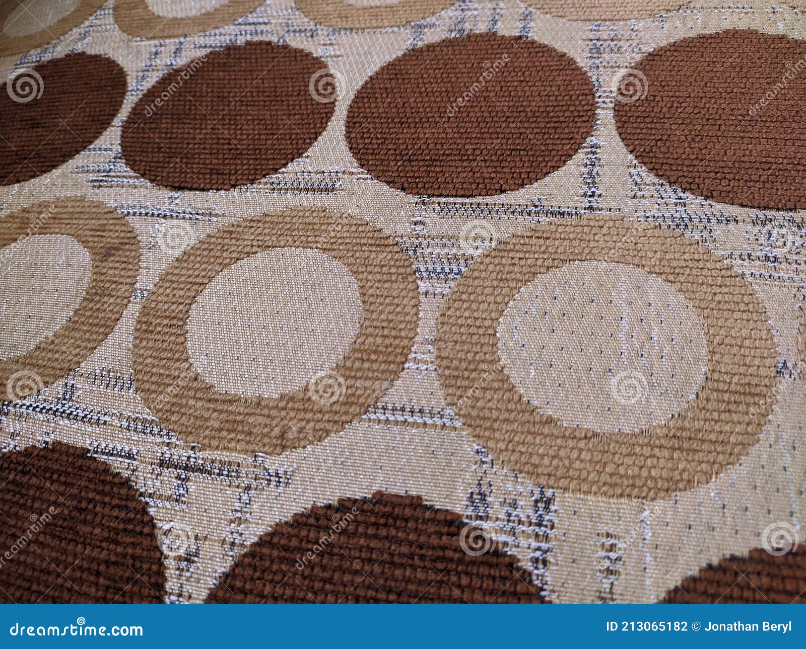 Red and Brown Circle Patterns with Fabric Material. Good for Design ...