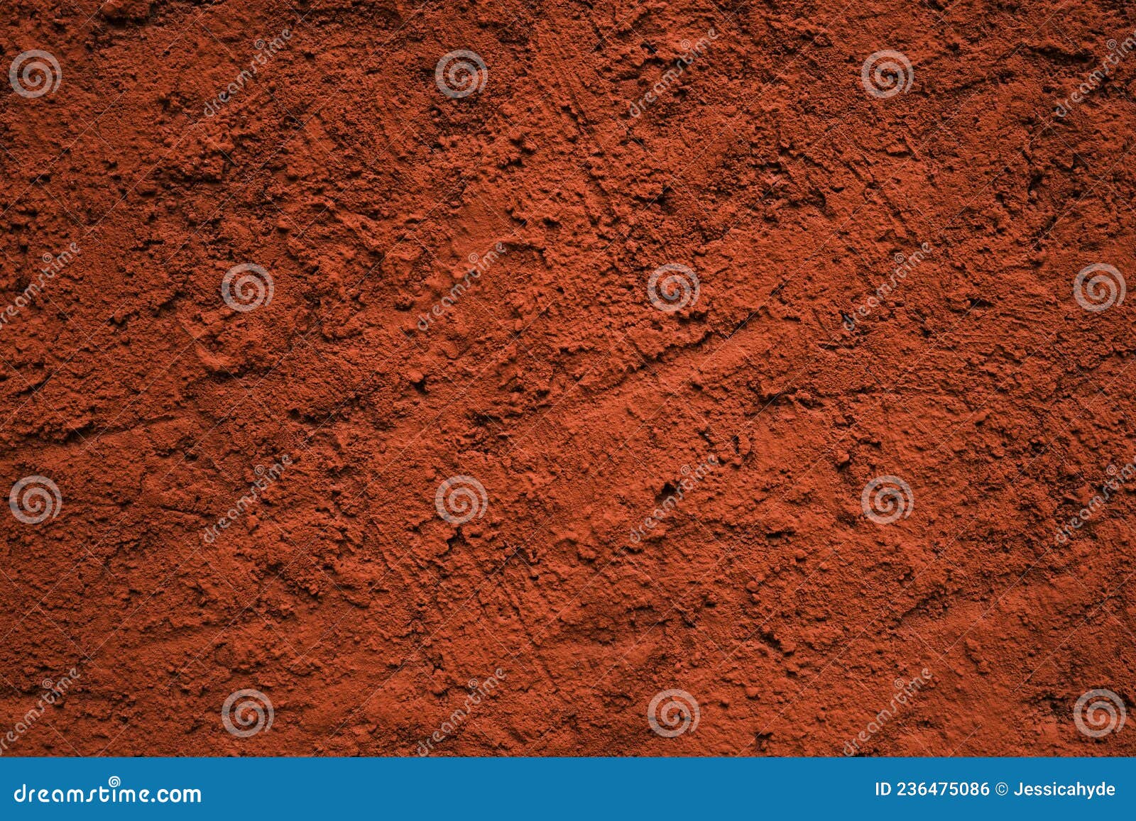 Red-brown Colored Cement Plaster Wall Texture Stock Photo - Image of ...