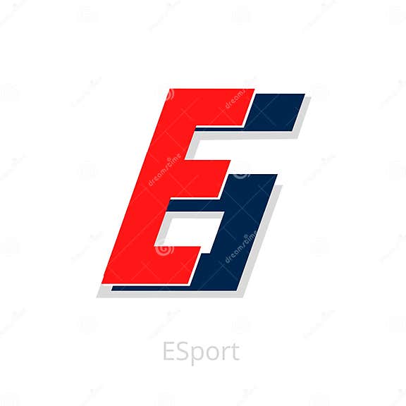 Red and brown ESpot logo stock illustration. Illustration of element ...