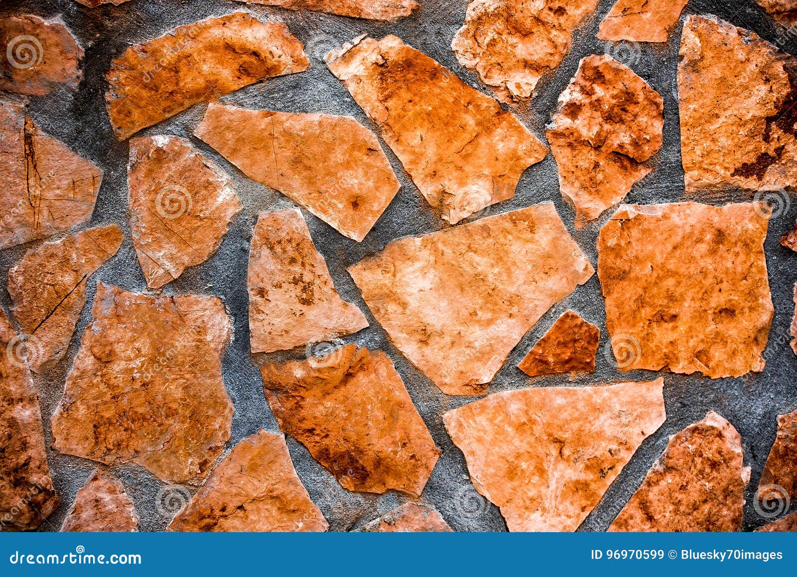 Red -brown Light Orange Color Natural Stone Pattern Wall Texture Stock ...