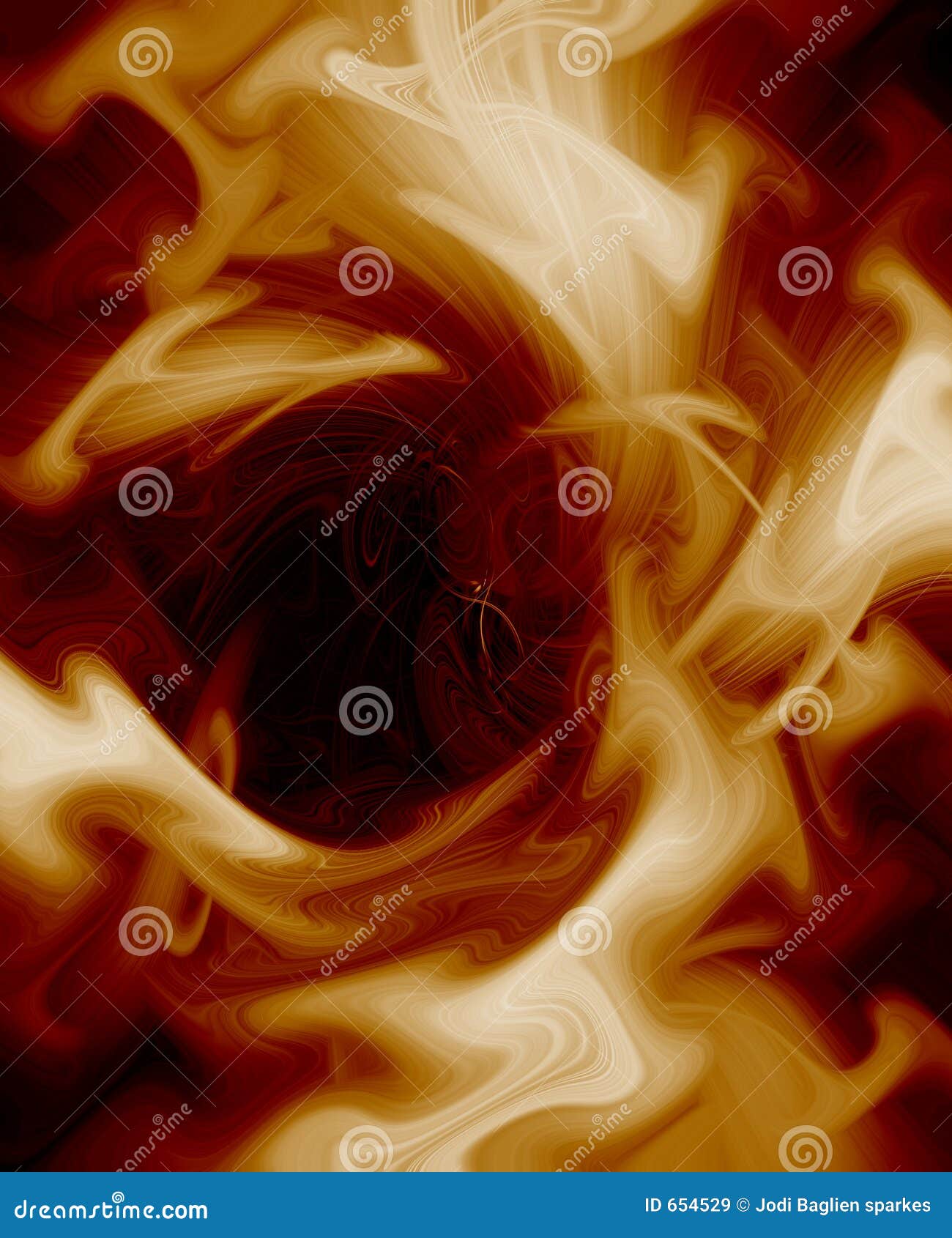 Red / brown squiggle stock illustration. Illustration of perspective ...