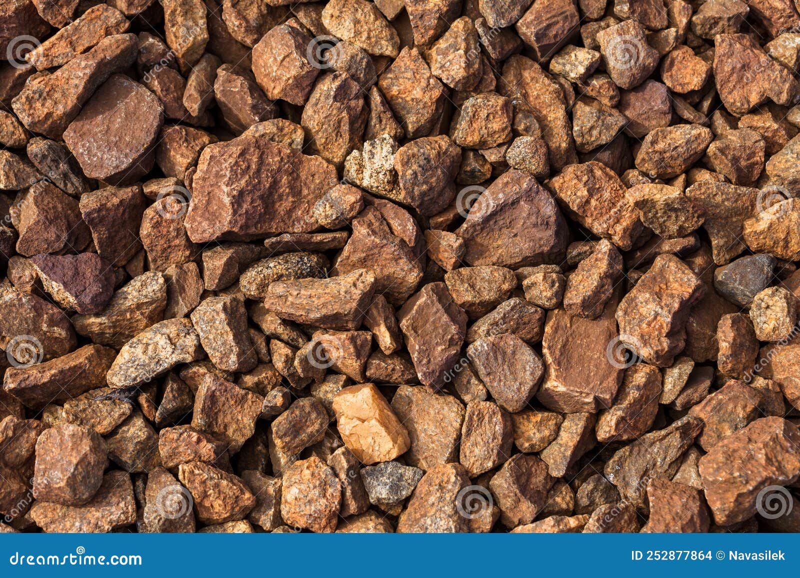 Red Brown Stones, Top View, Natural Texture, Natural Background Stock ...