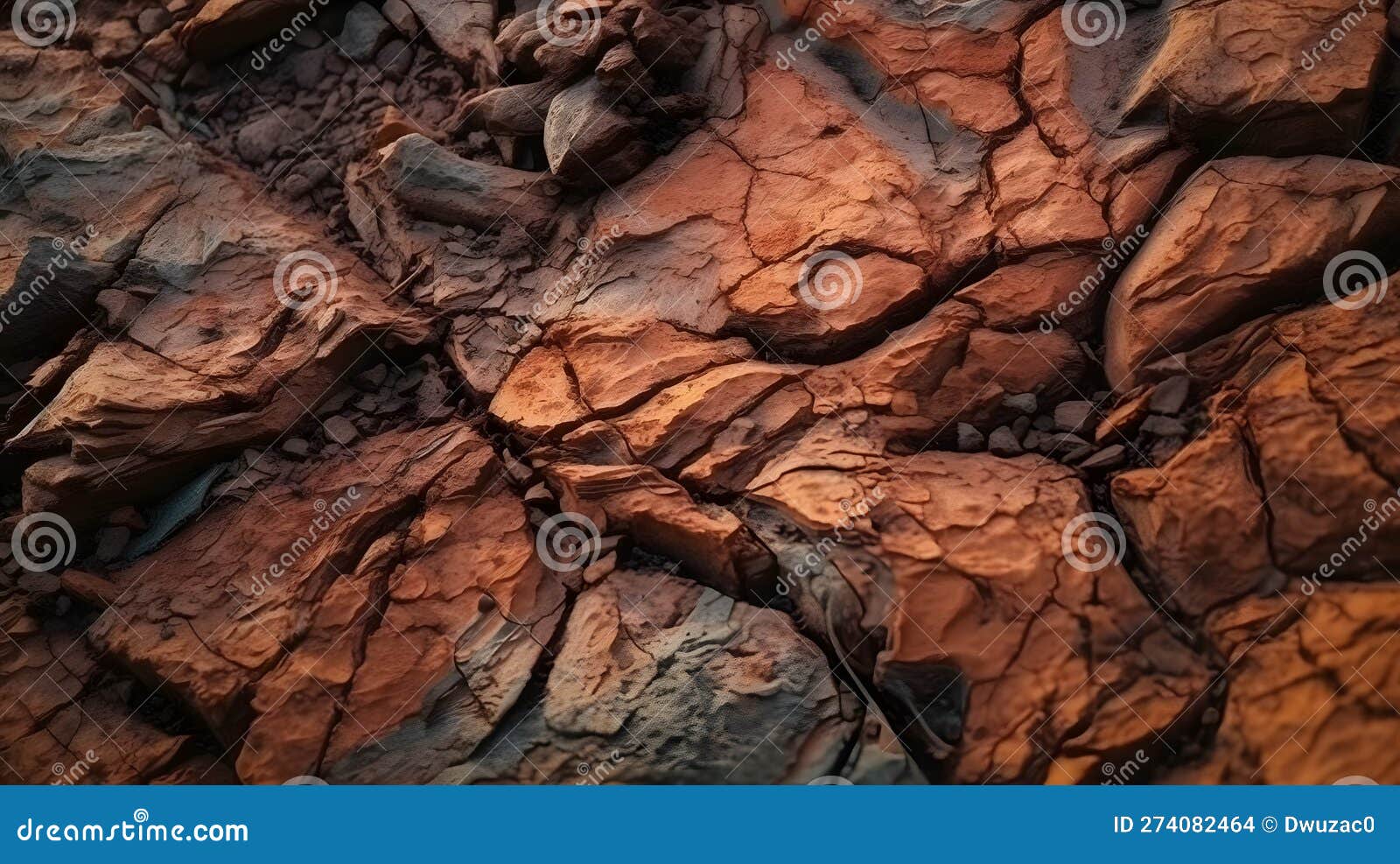 Red Brown Mountain Rock Texture, Cracked, Close Up, Generative AI Stock ...