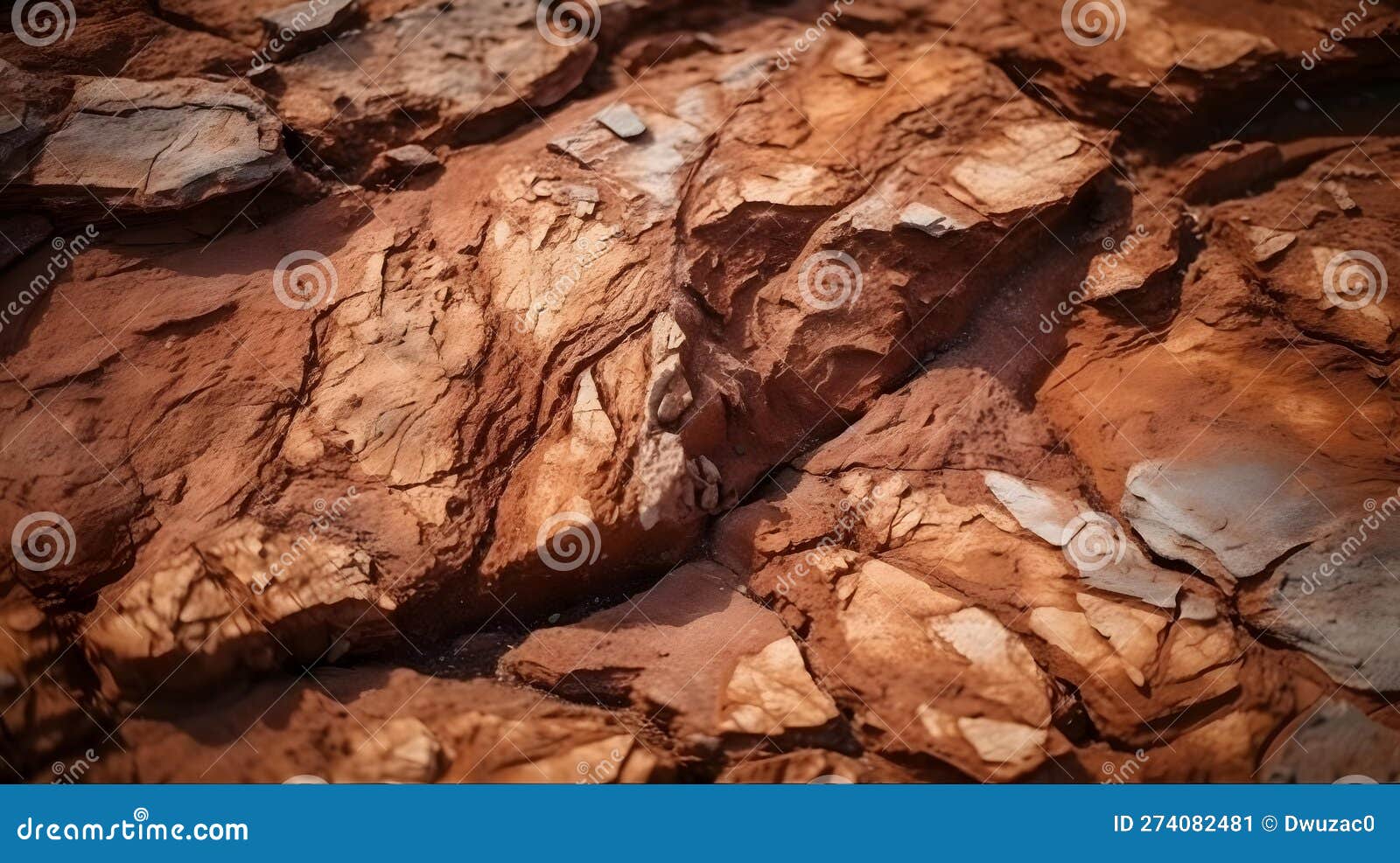 Red Brown Mountain Rock Texture, Cracked, Close Up, Generative AI Stock ...