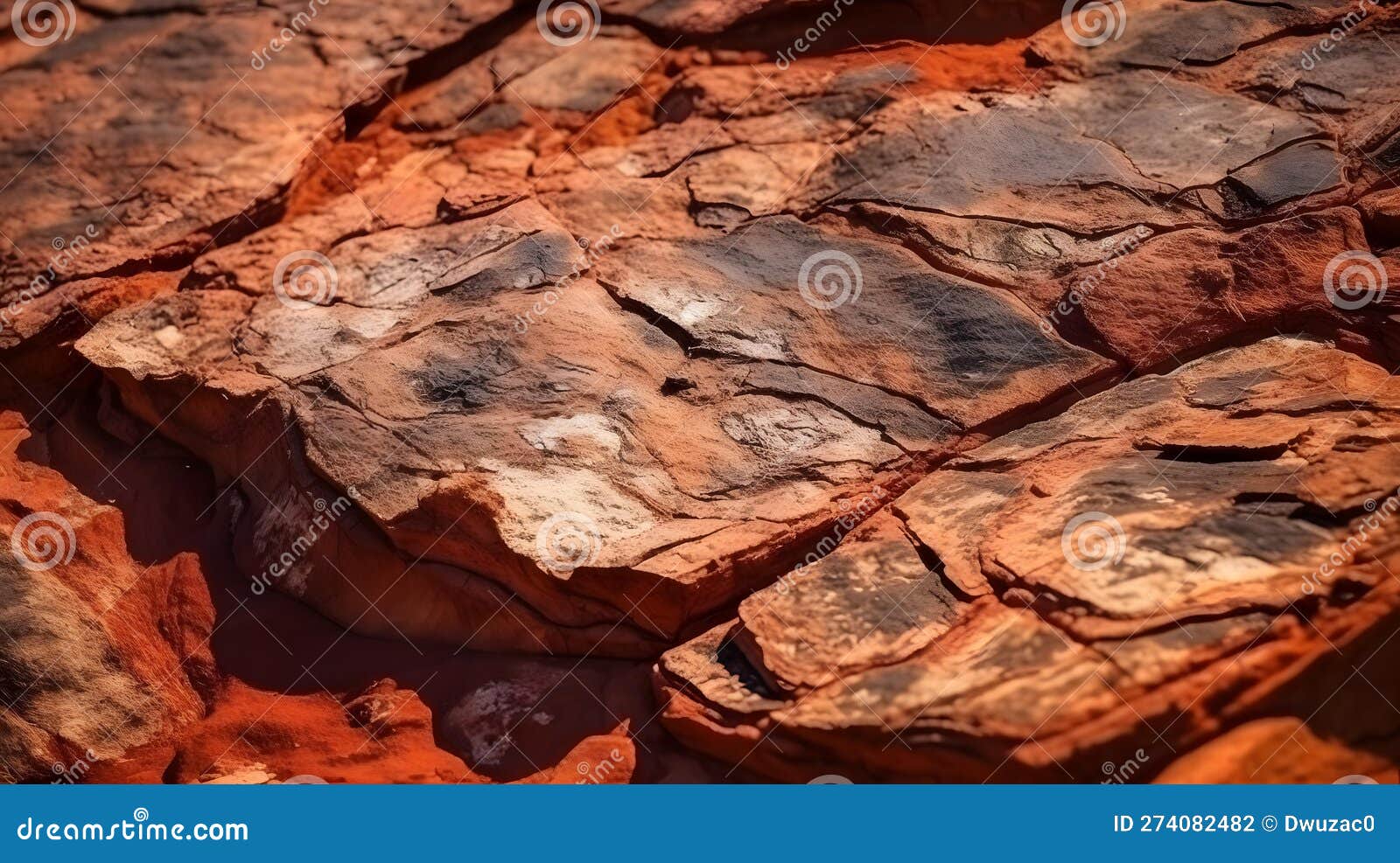 Red Brown Mountain Rock Texture, Cracked, Close Up, Generative AI Stock ...