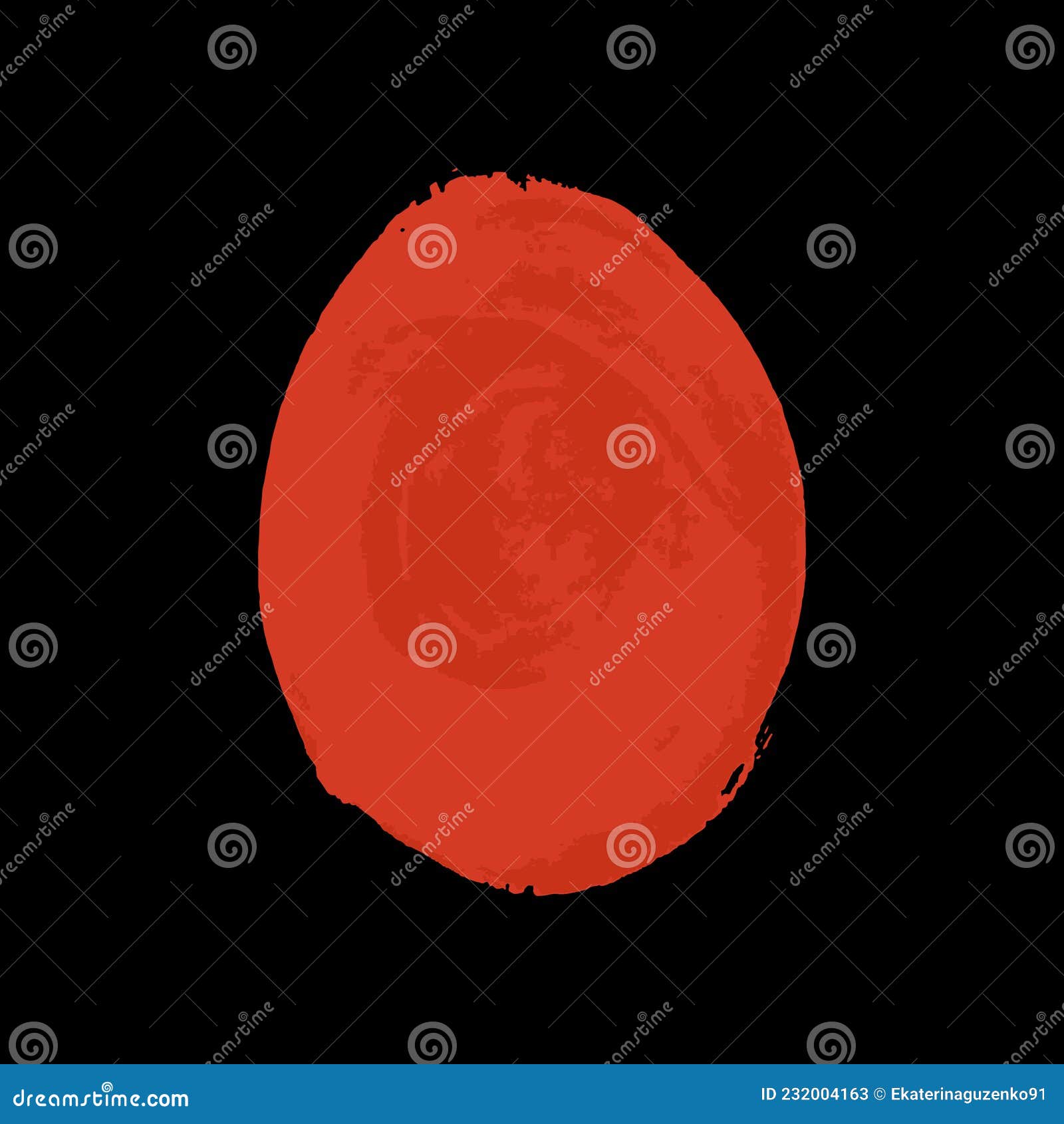 Red Brush Stroke Isolated on White Vector Stock Vector - Illustration ...