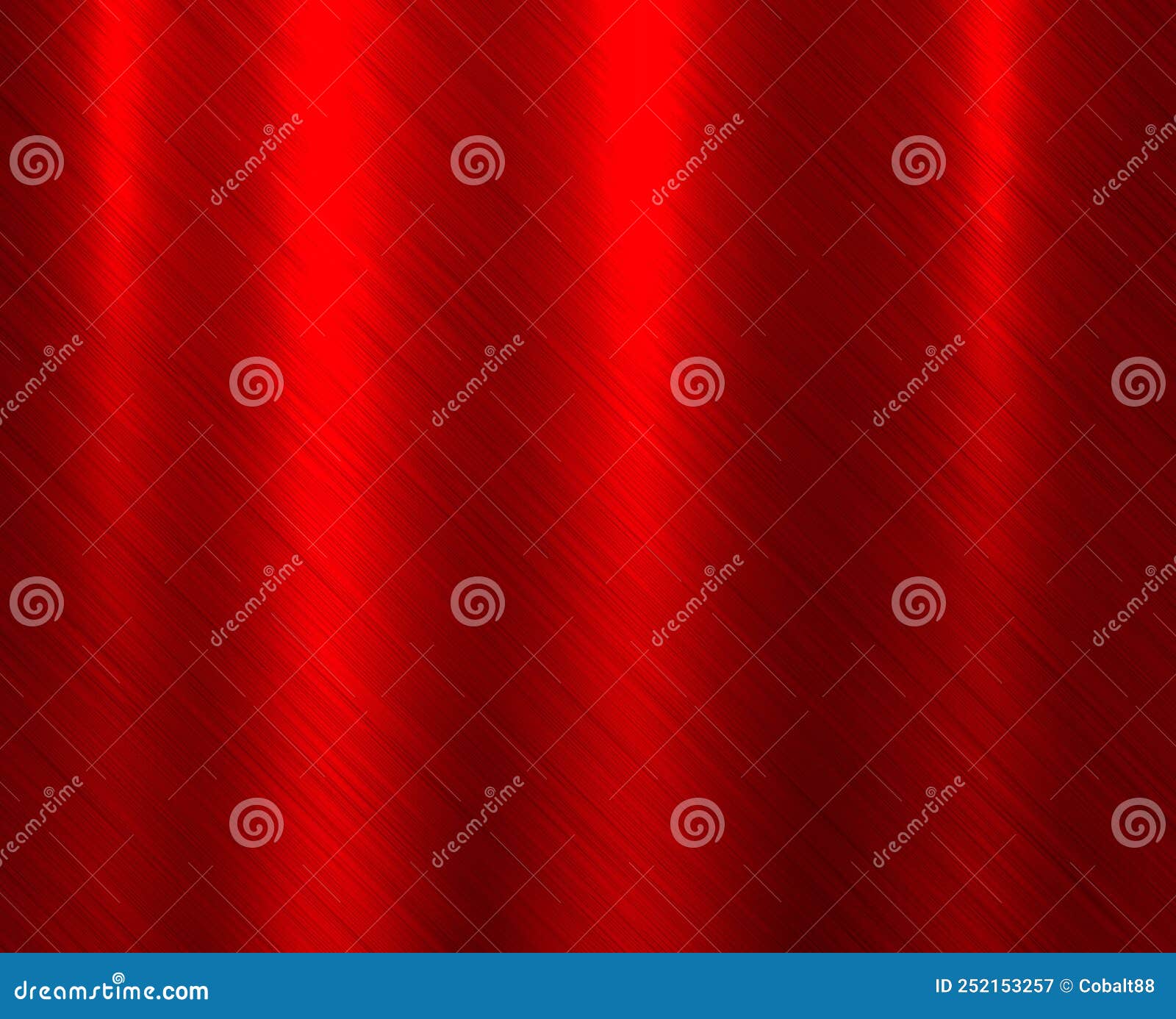 Red Brushed Metal Texture, Shiny Metallic Pattern Stock Vector ...