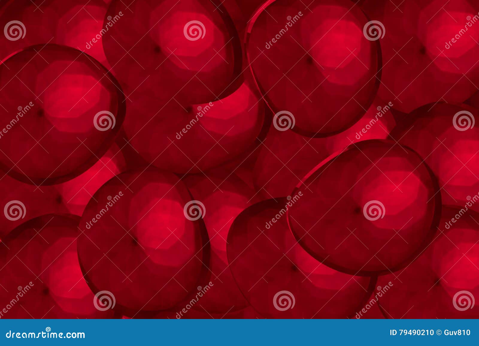 Red Bubble Pattern Background Stock Illustration - Illustration of ...