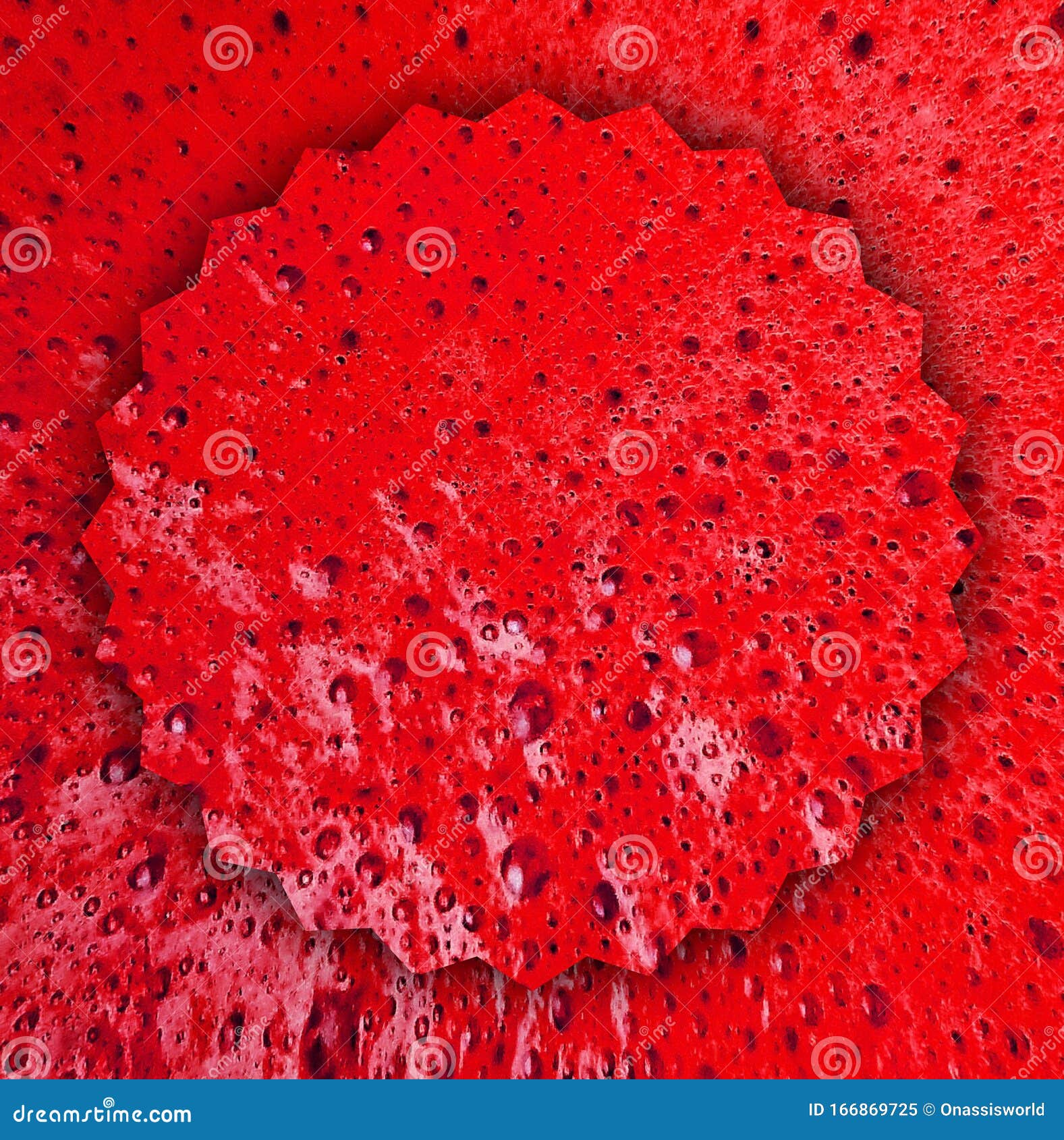 Red Bubbles Background Abstract Shapes Stock Image - Image of ...