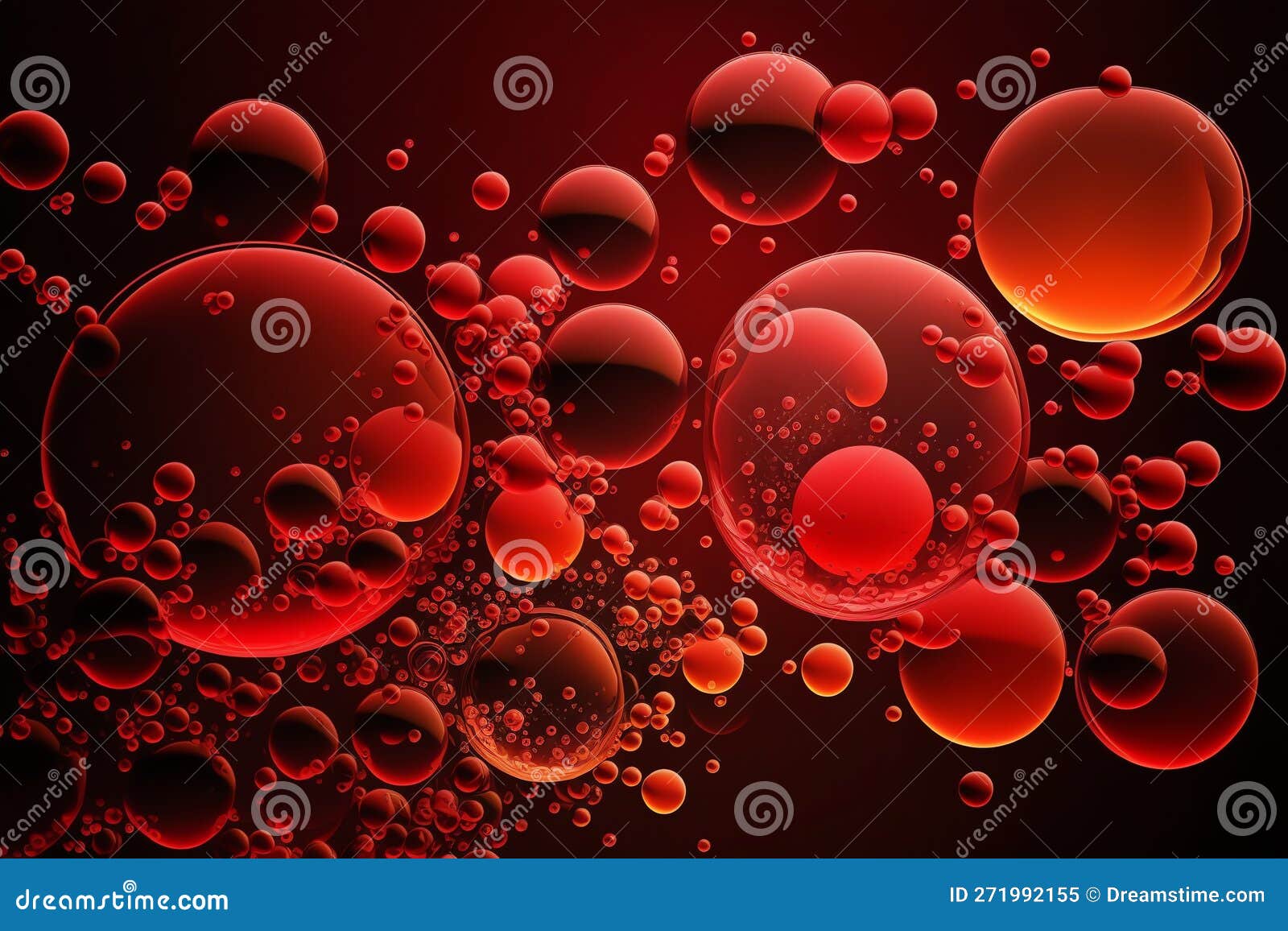 Red Bubbles Background. Color Bubbles. Bubble Background. Generative Ai ...