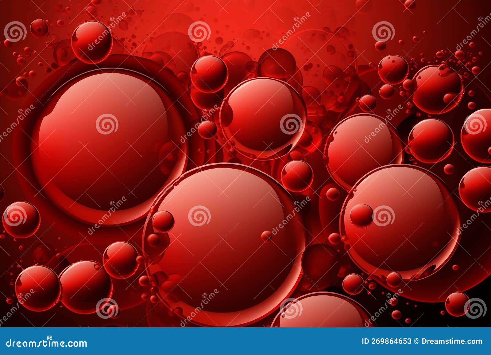 Red Bubbles Background. Color Bubbles. Bubble Background. Generative Ai ...