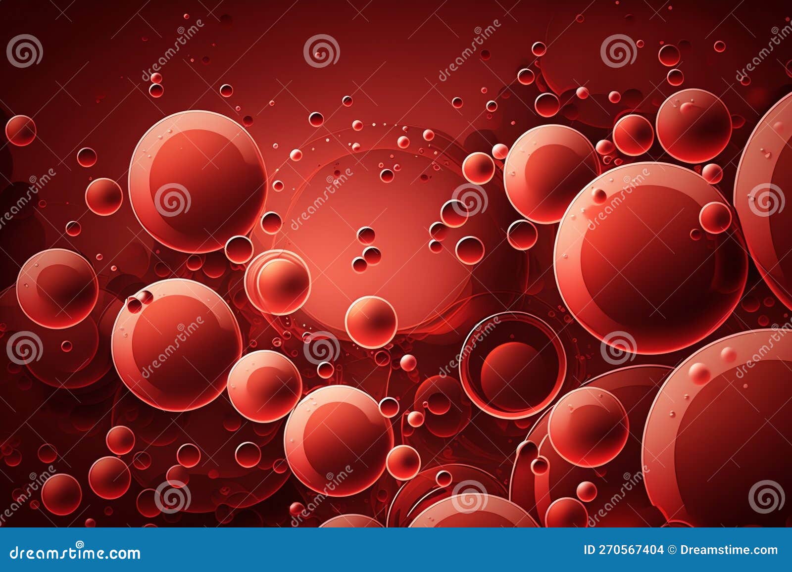 Red Bubbles Background. Color Bubbles. Bubble Background. Generative Ai ...