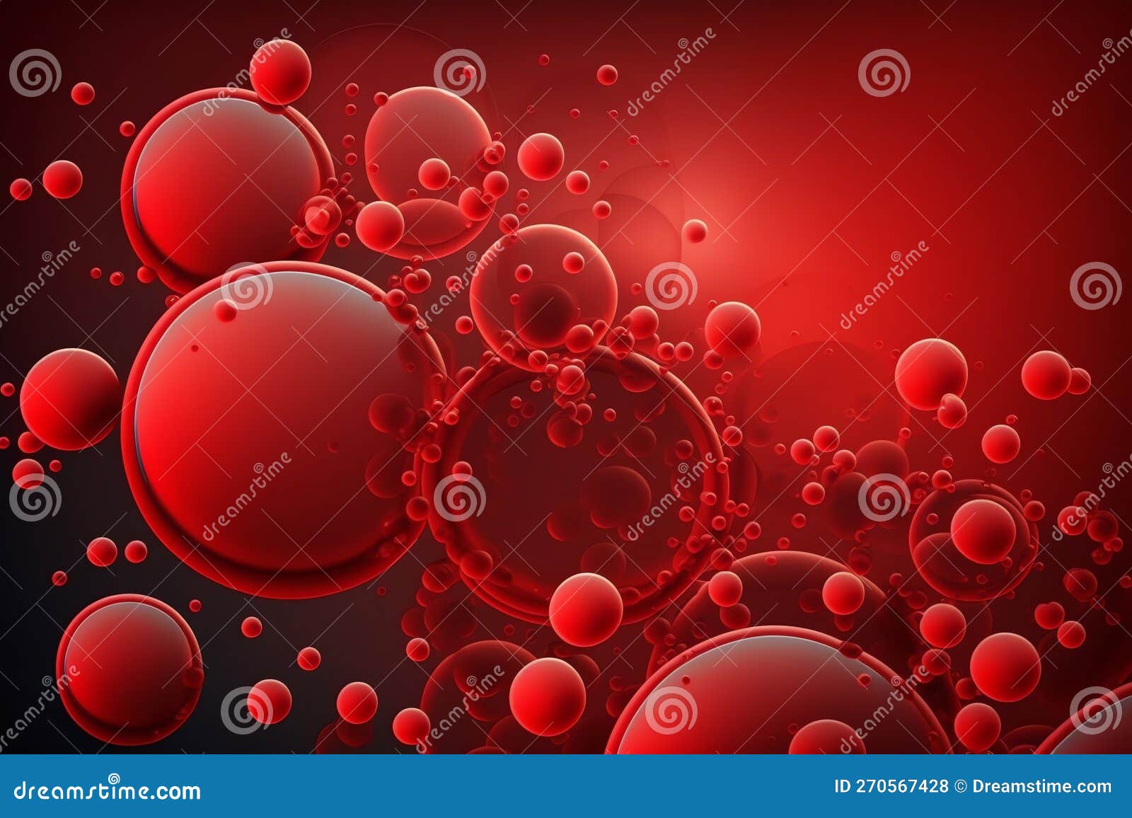 Red Bubbles Background. Color Bubbles. Bubble Background. Generative Ai ...