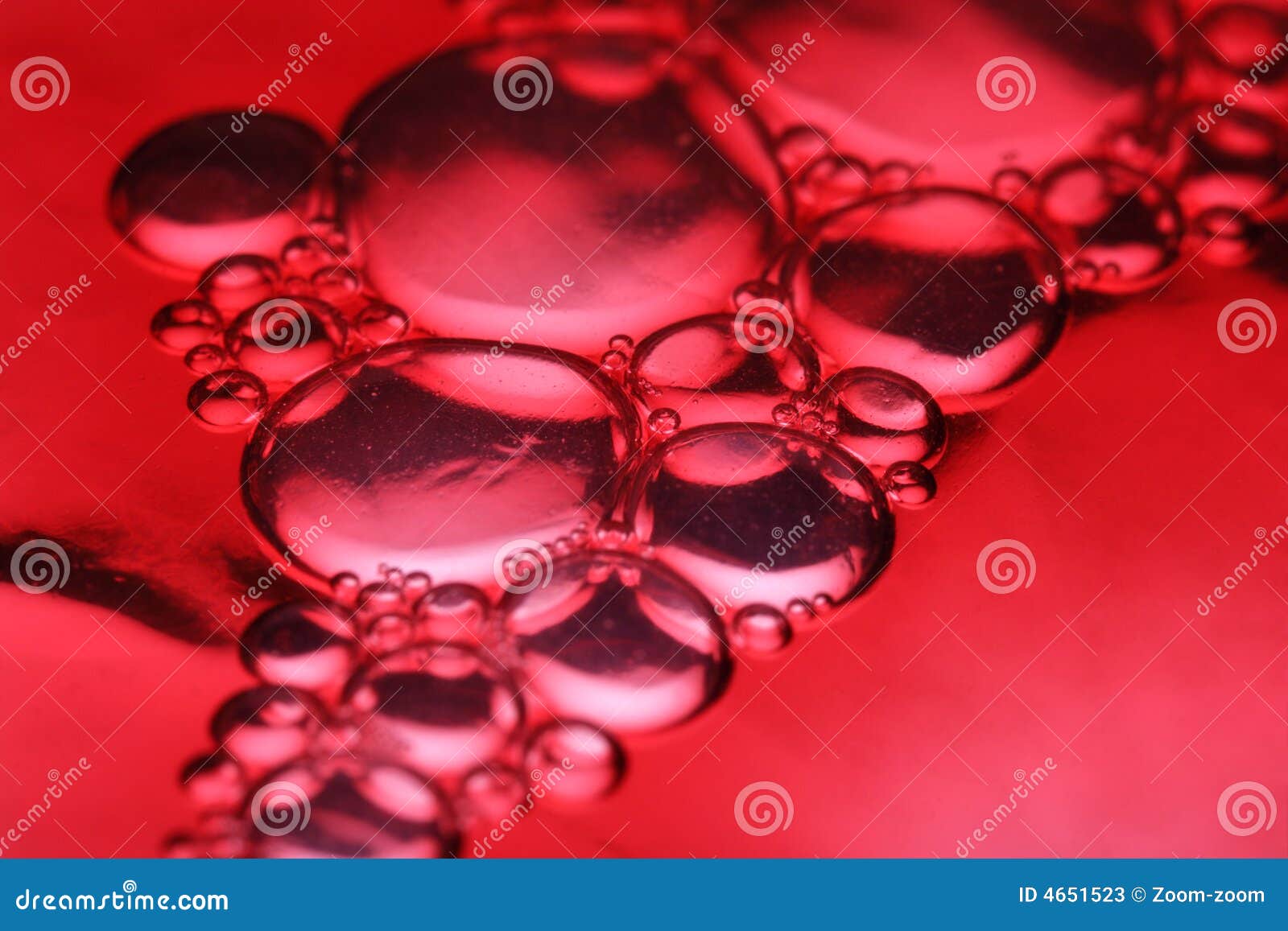 Red bubbles macro stock image. Image of fresh, liquid - 4651523