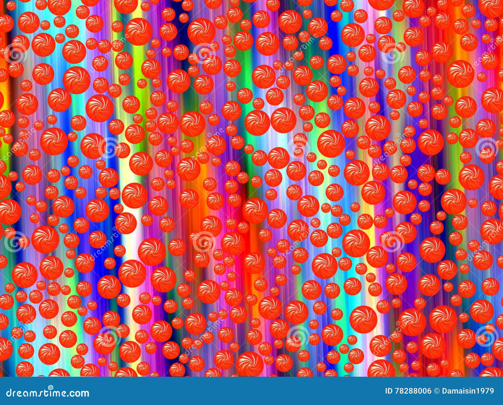 Red Bubbles with Shapes on Vivid Background Stock Photo - Image of blob ...