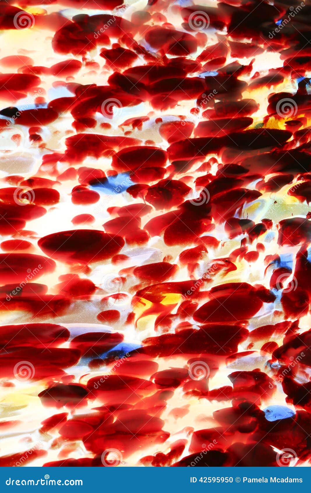 Red Bubbles stock photo. Image of yellow, pain, round - 42595950