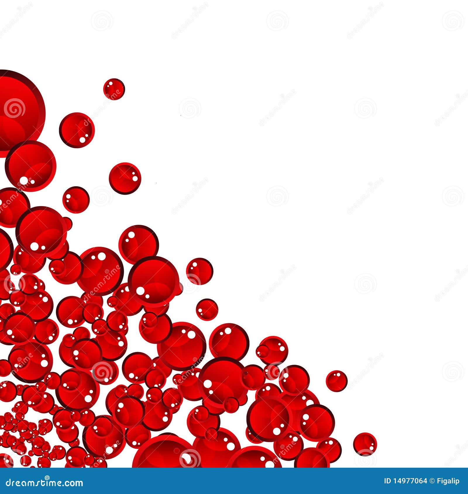 Red Bubles Modern Page Design Blank Stock Illustration - Illustration ...